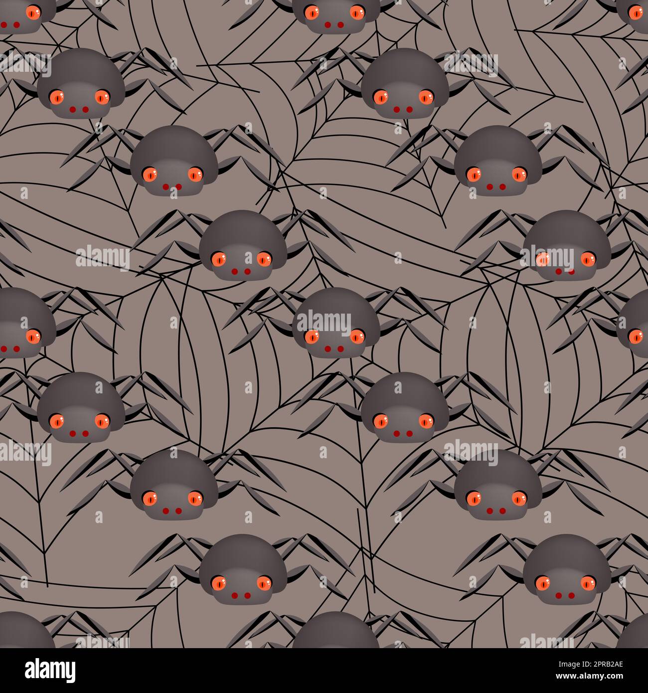 Emotion spiders, seamless pattern on a dark background, desktop ...