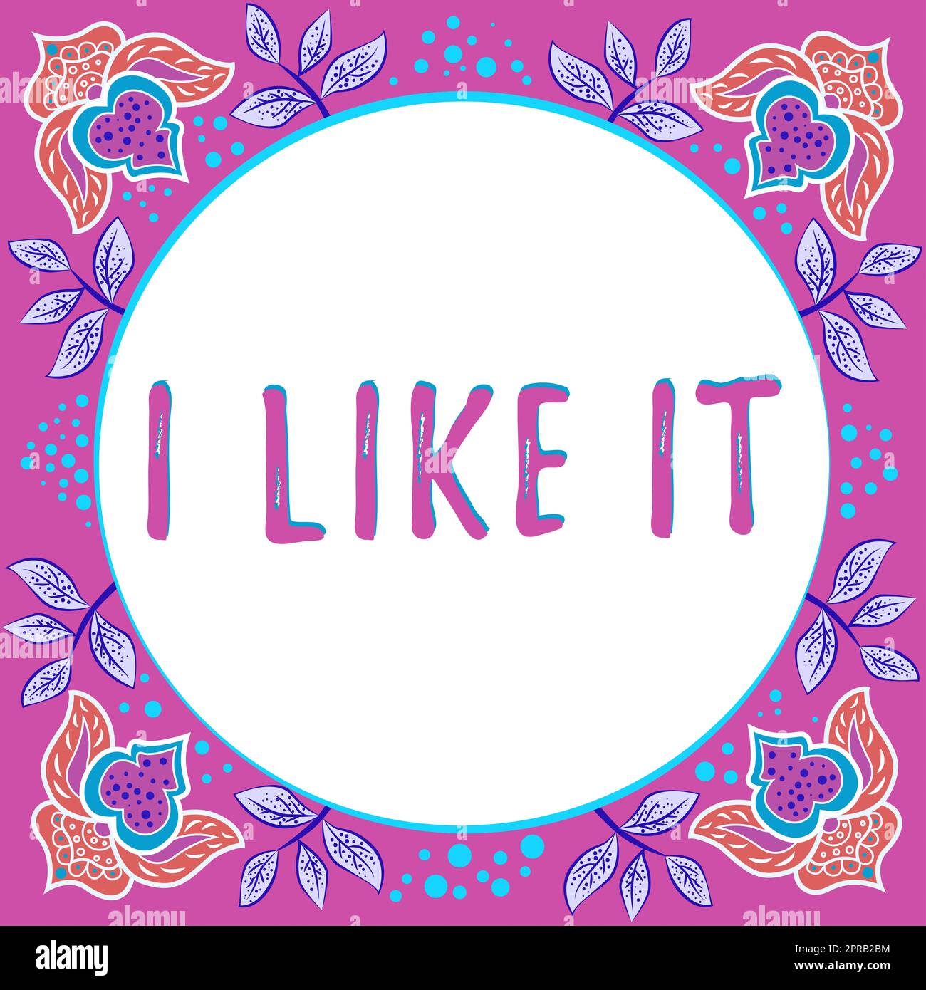 Text sign showing I Like It. Word Written on To be pleased with ...