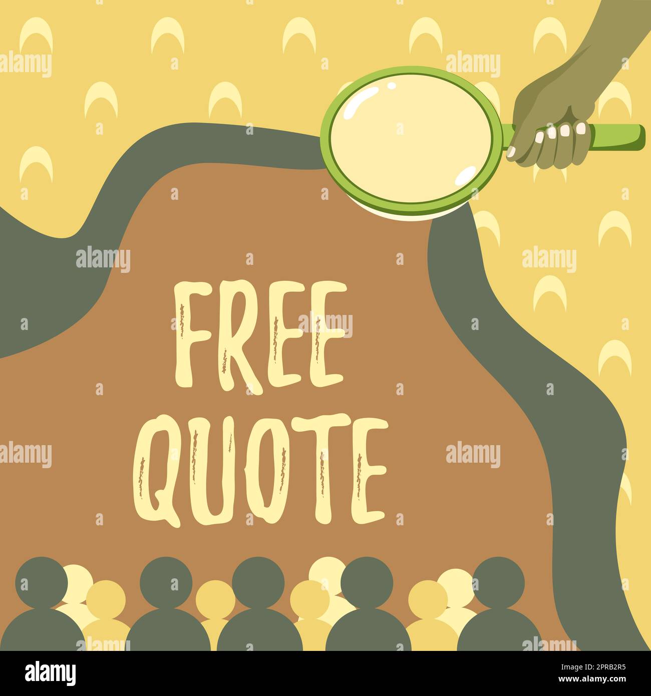Inspiration showing sign Free Quote. Word Written on A brief phrase ...
