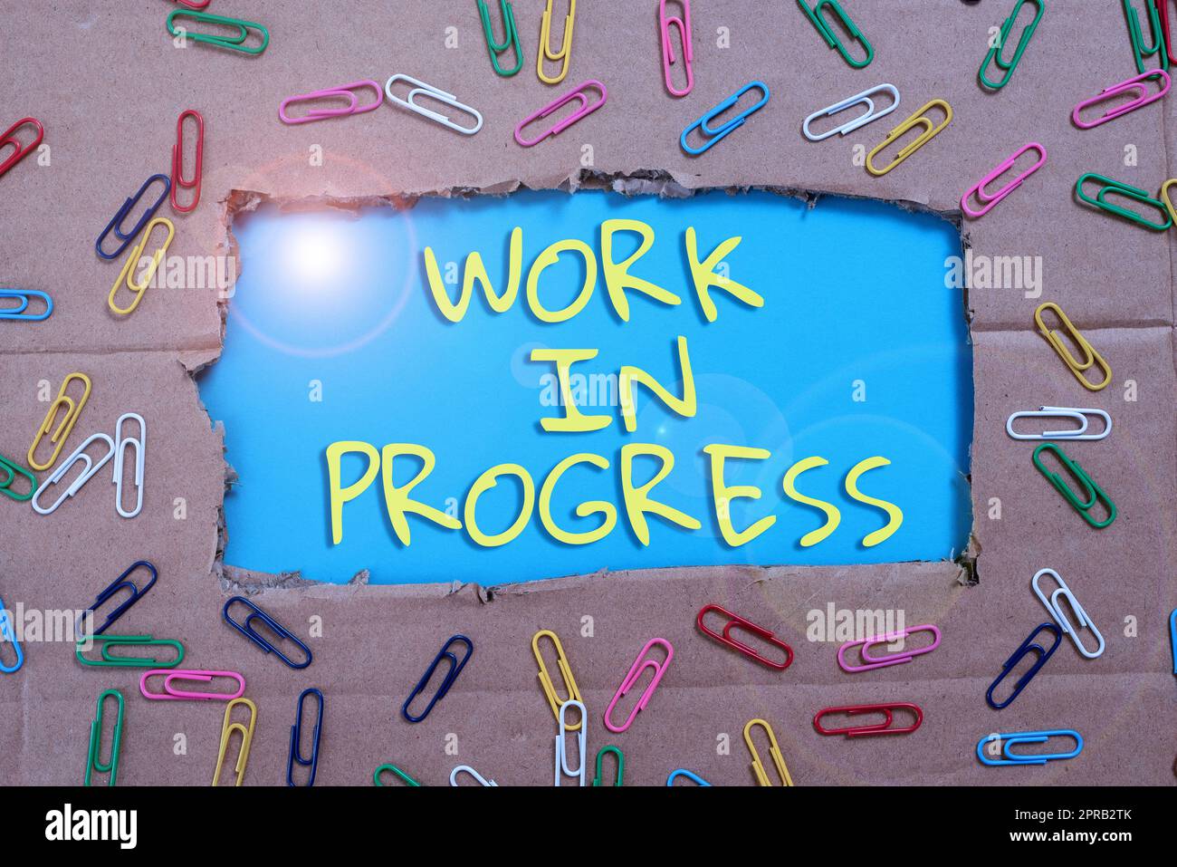 Work in progress under construction hi-res stock photography and images ...