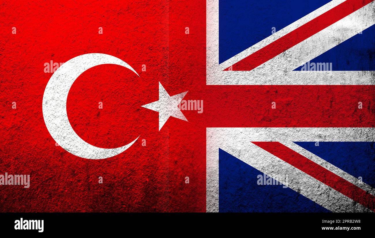 National flag of United Kingdom (Great Britain) Union Jack with ...