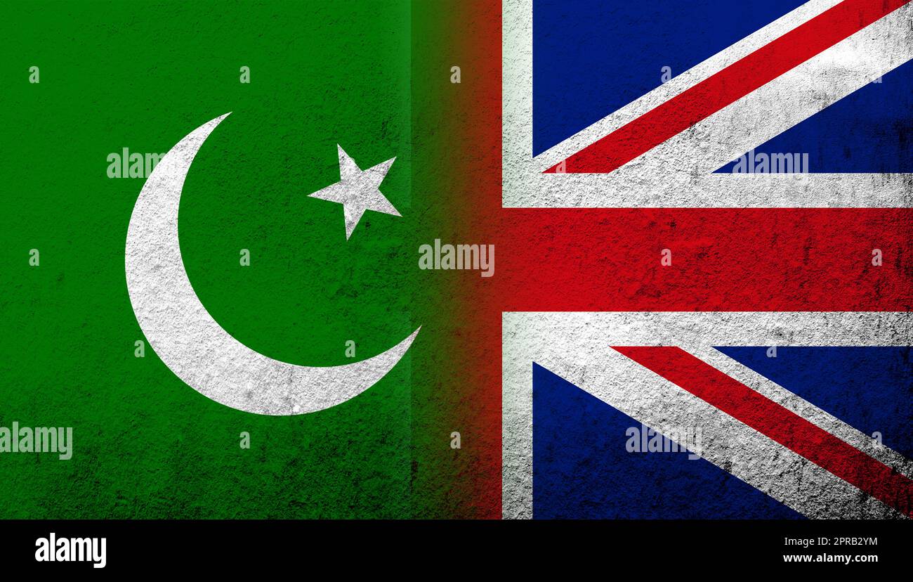 National flag of United Kingdom (Great Britain) Union Jack with ...