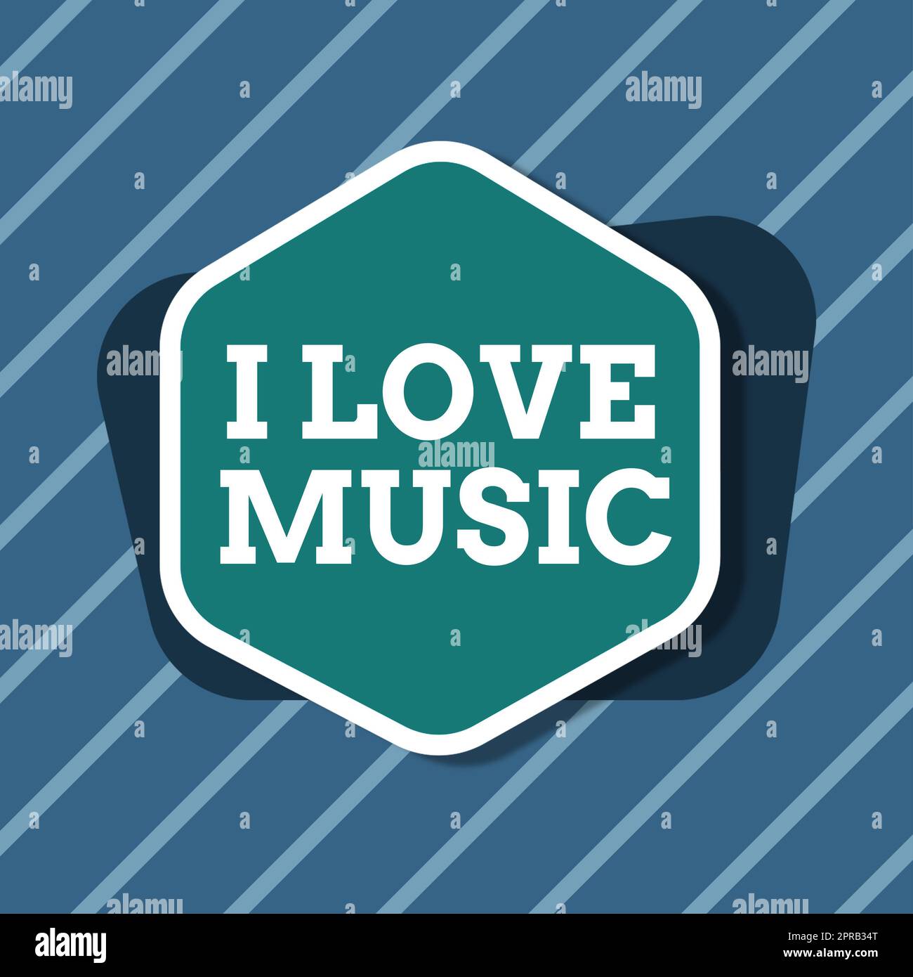 Inspiration showing sign I Love Music. Business showcase Having ...