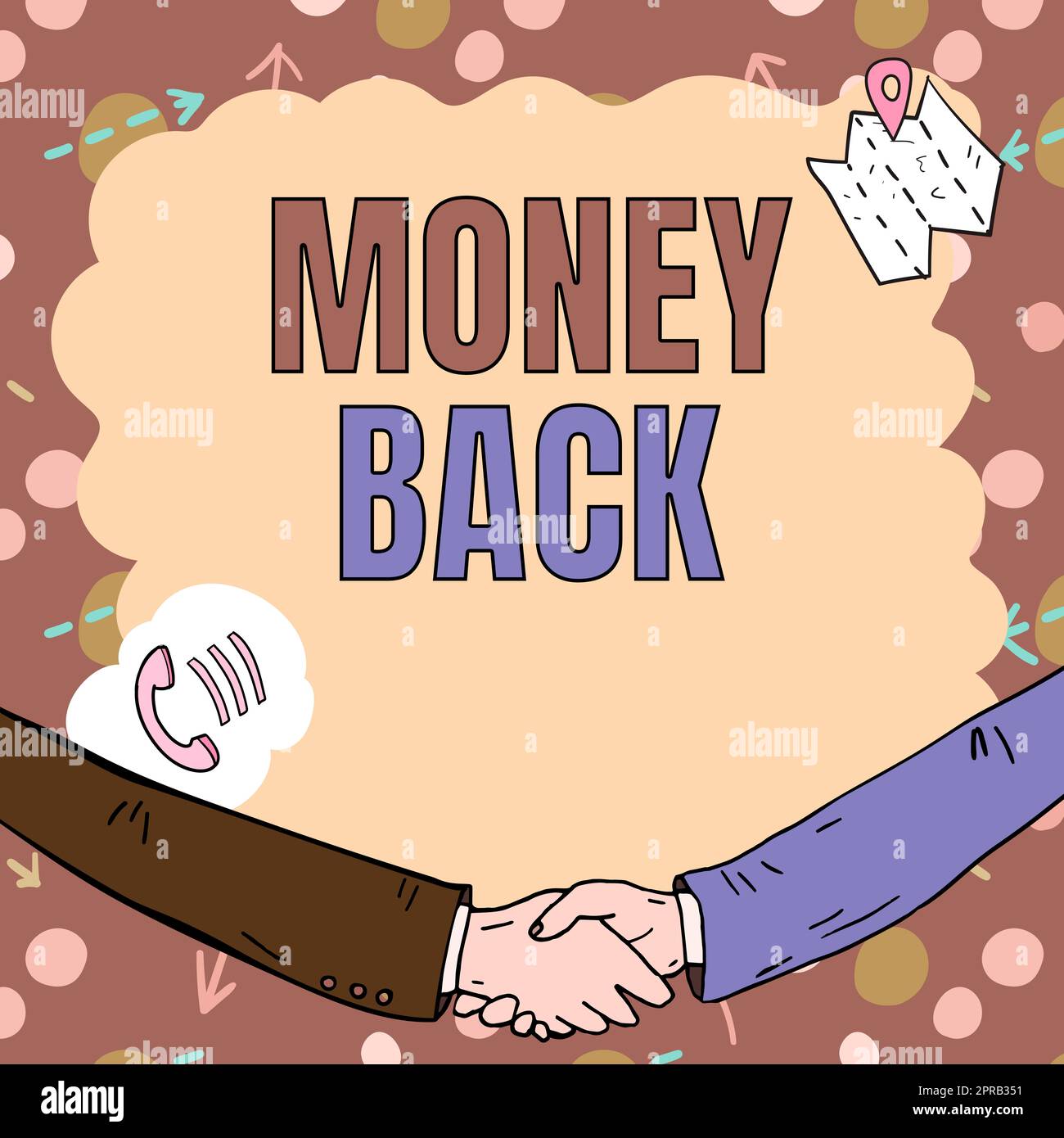 Text showing inspiration Money Back. Business concept get what you paid ...