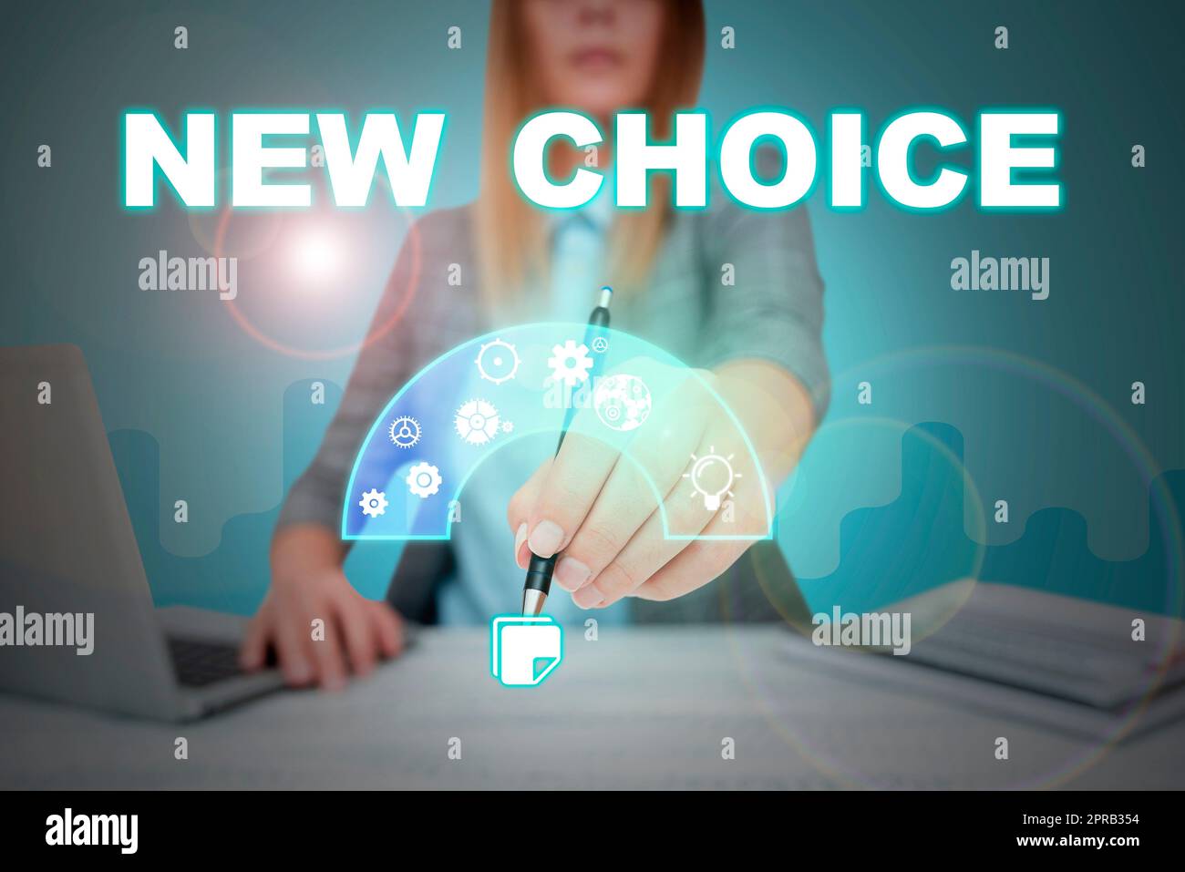 Text caption presenting New Choice. Word for having lot of options and ...