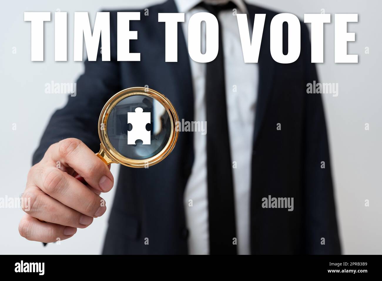 Conceptual display Time To Vote. Word Written on Election ahead choose ...