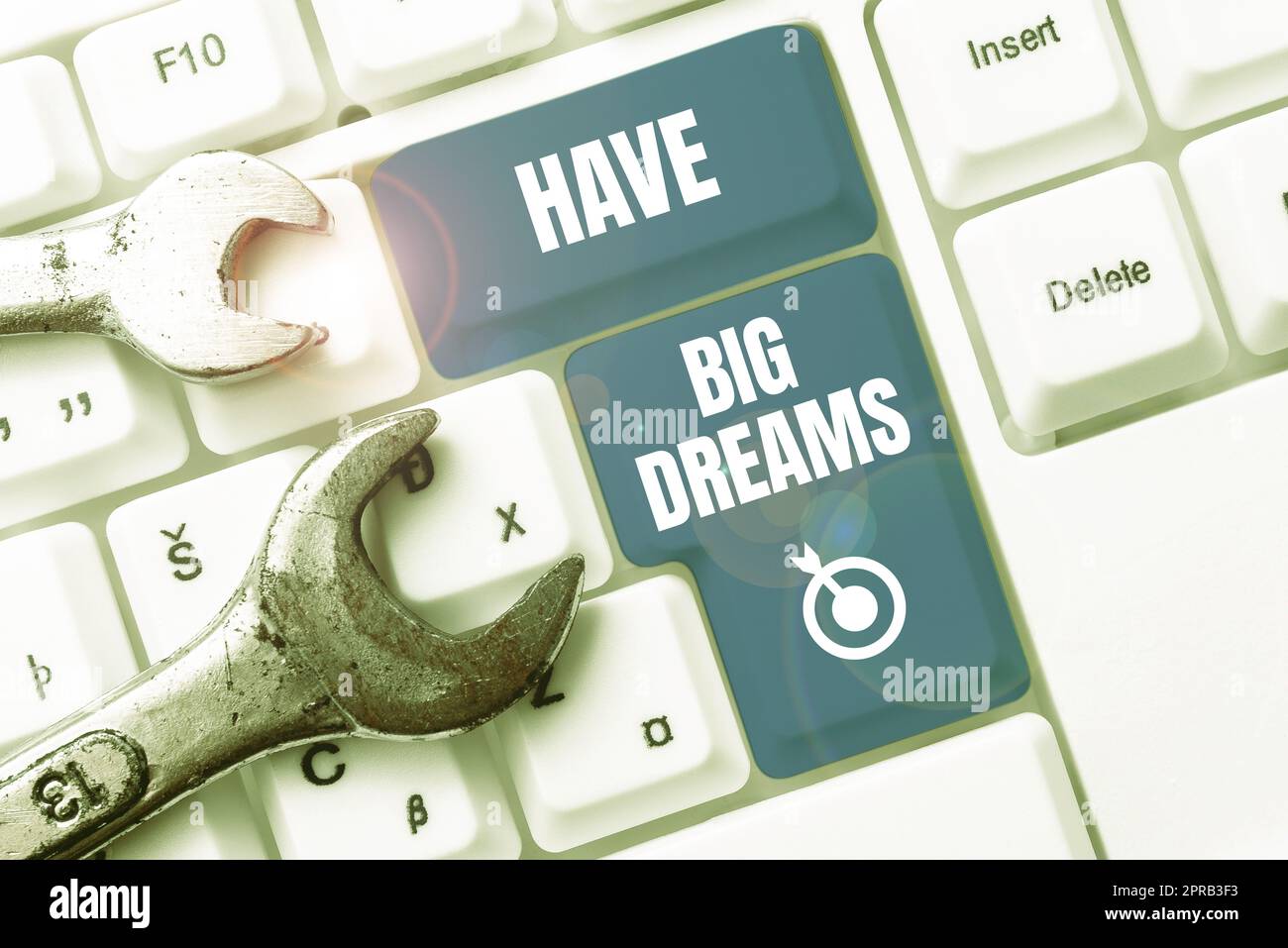 Text sign showing Have Big Dreams. Internet Concept Inspiration to ...