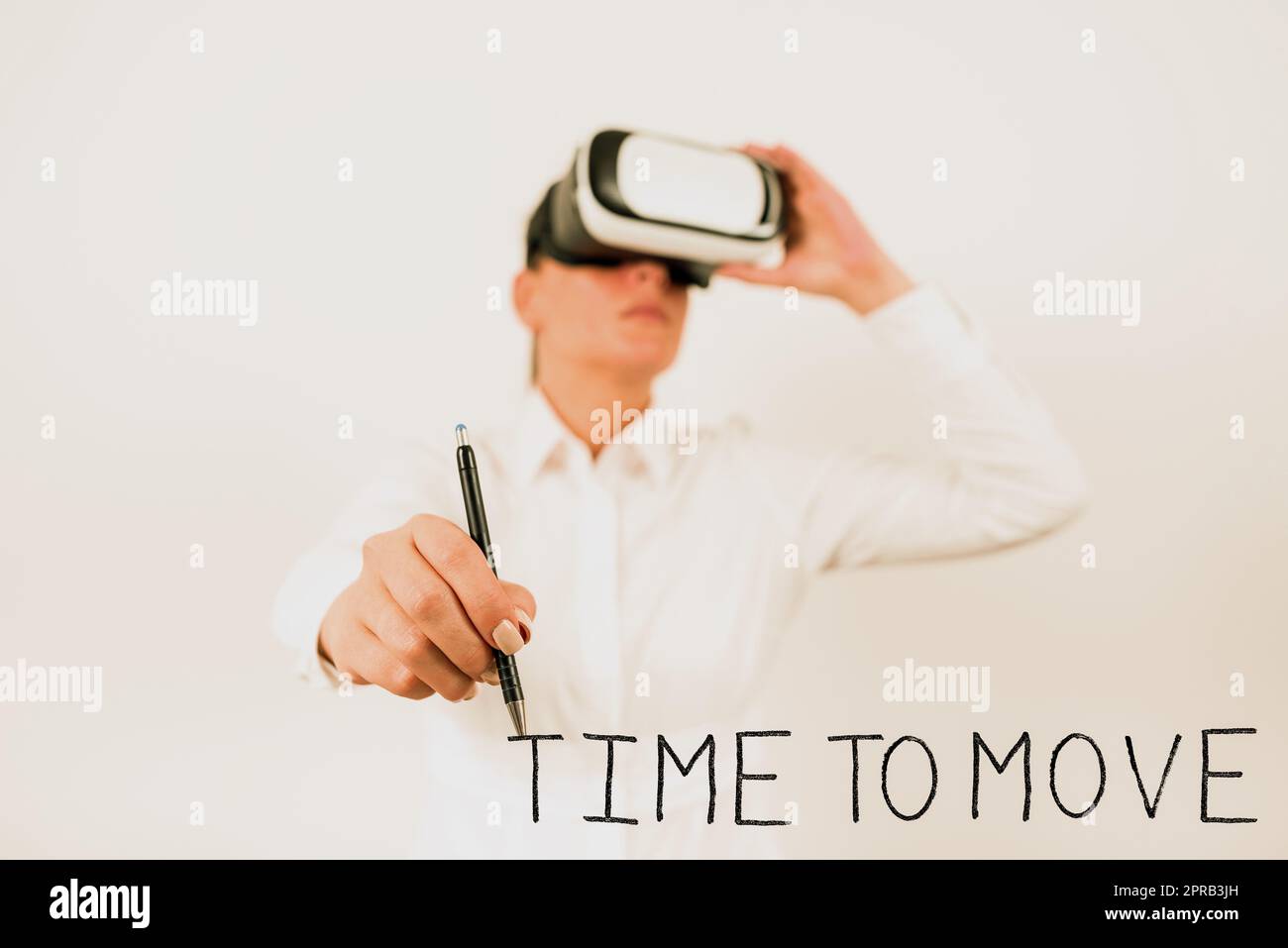 Hand writing sign Time To Move. Word for Best period to transfer ...