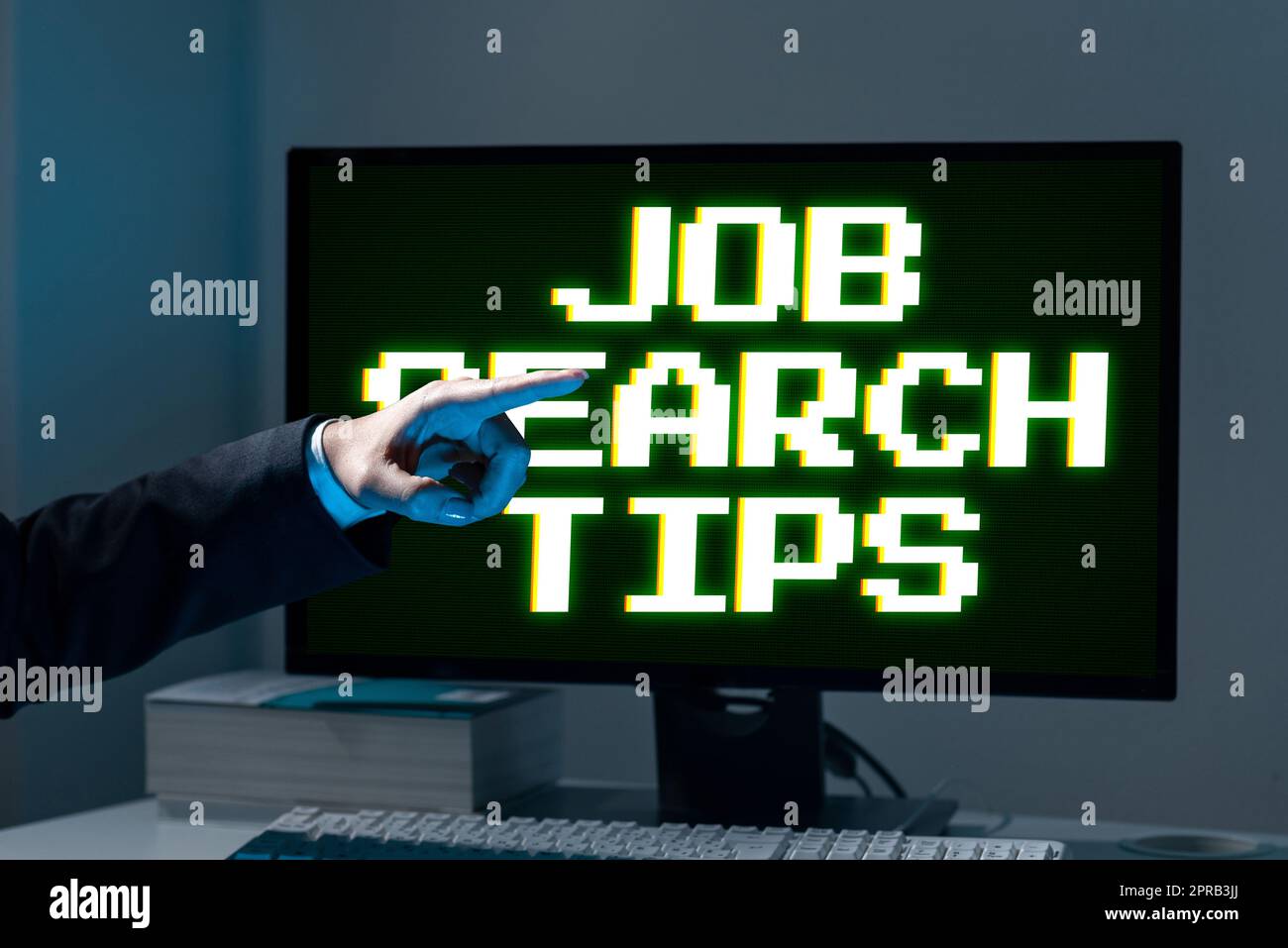 Text sign showing Job Search Tips. Internet Concept Recommendations to ...