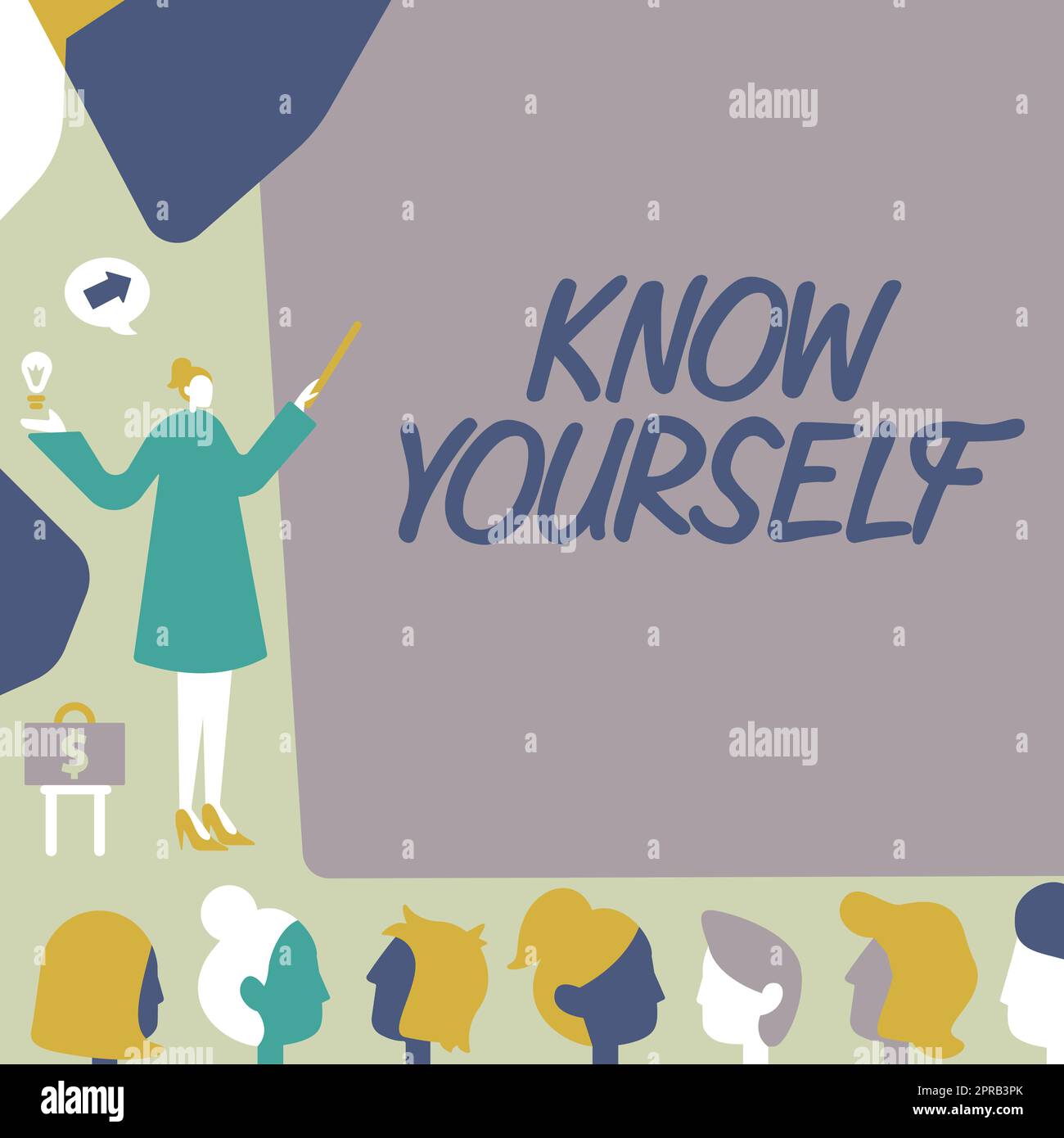 Writing displaying text Know Yourself, Business overview Find You ...