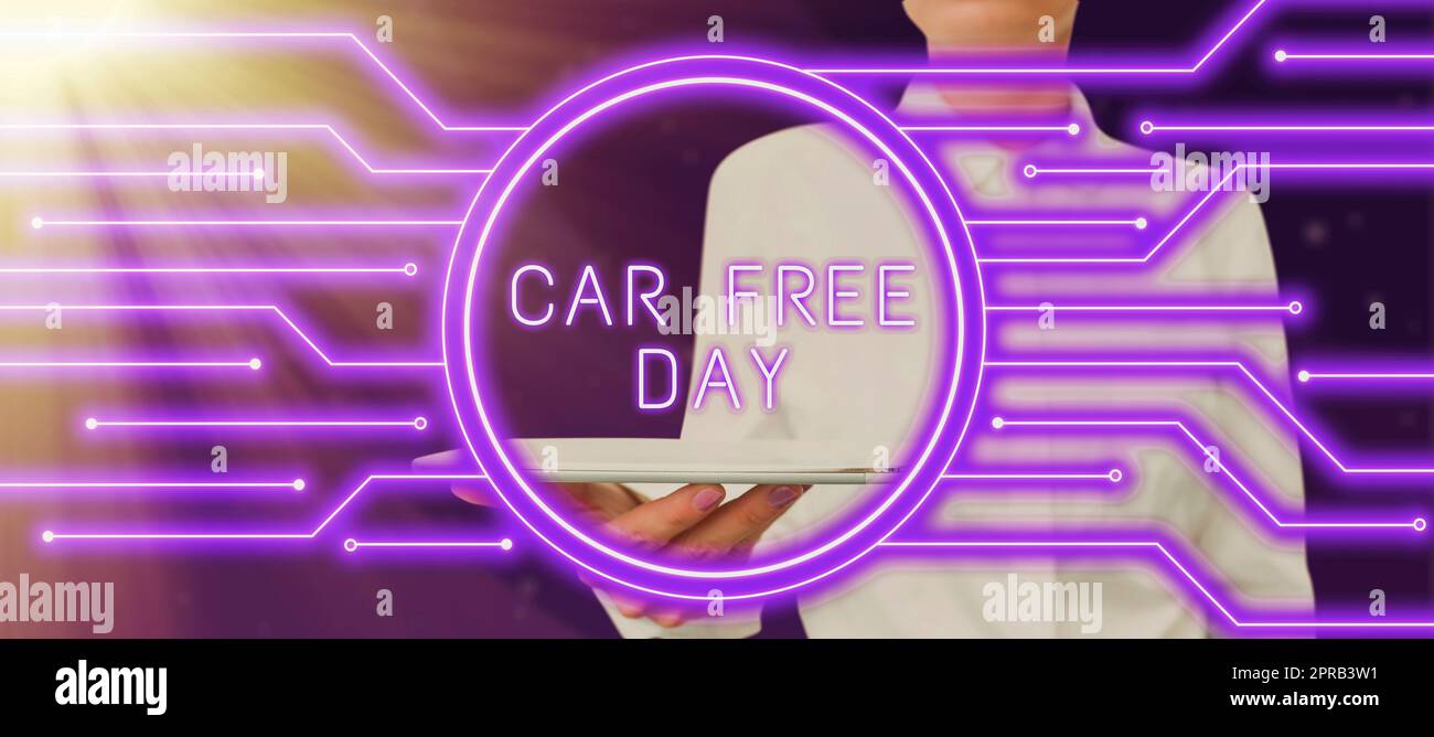 Conceptual caption Car Free Day. Conceptual photo Environment ... Conceptual caption Car Free Day. Conceptual photo Environment ...