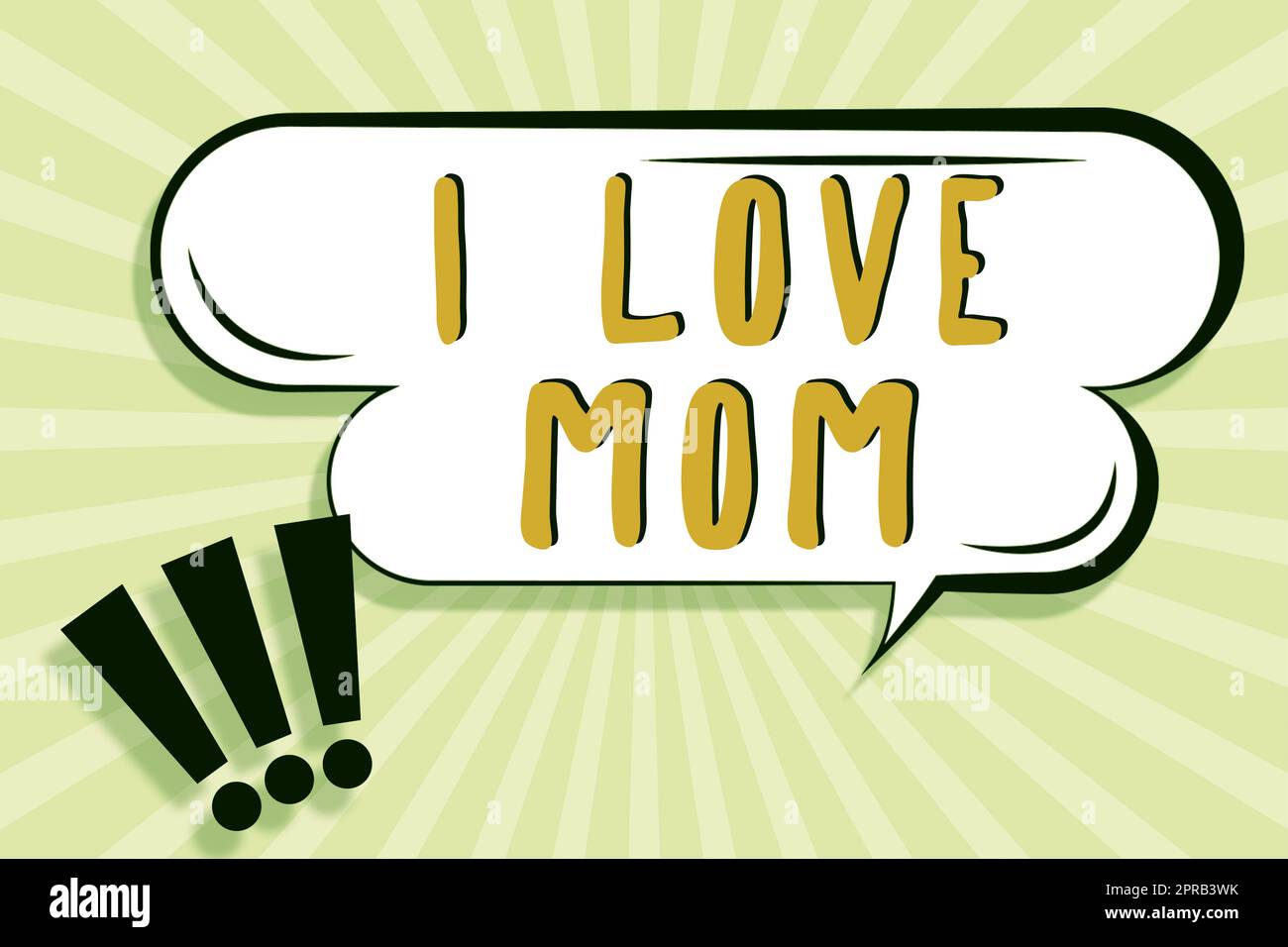 Inspiration showing sign I Love Mom, Conceptual photo Good feelings ...