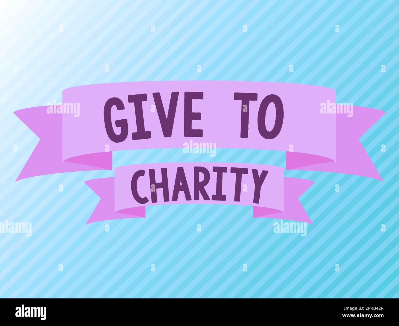 Hand writing sign Give To Charity, Concept meaning Donate giving things ...