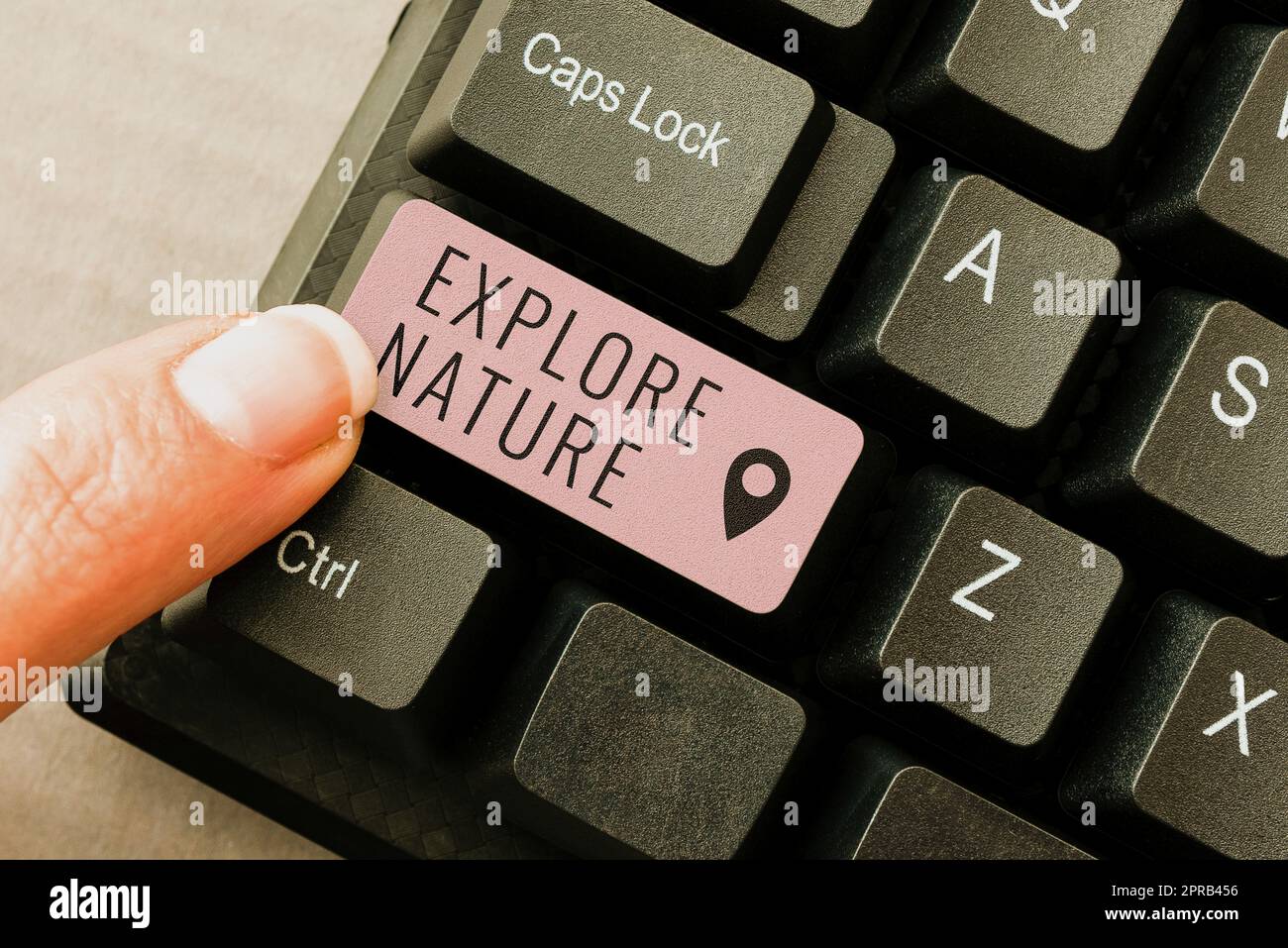 Text showing inspiration Explore Nature. Business approach Reserve ...