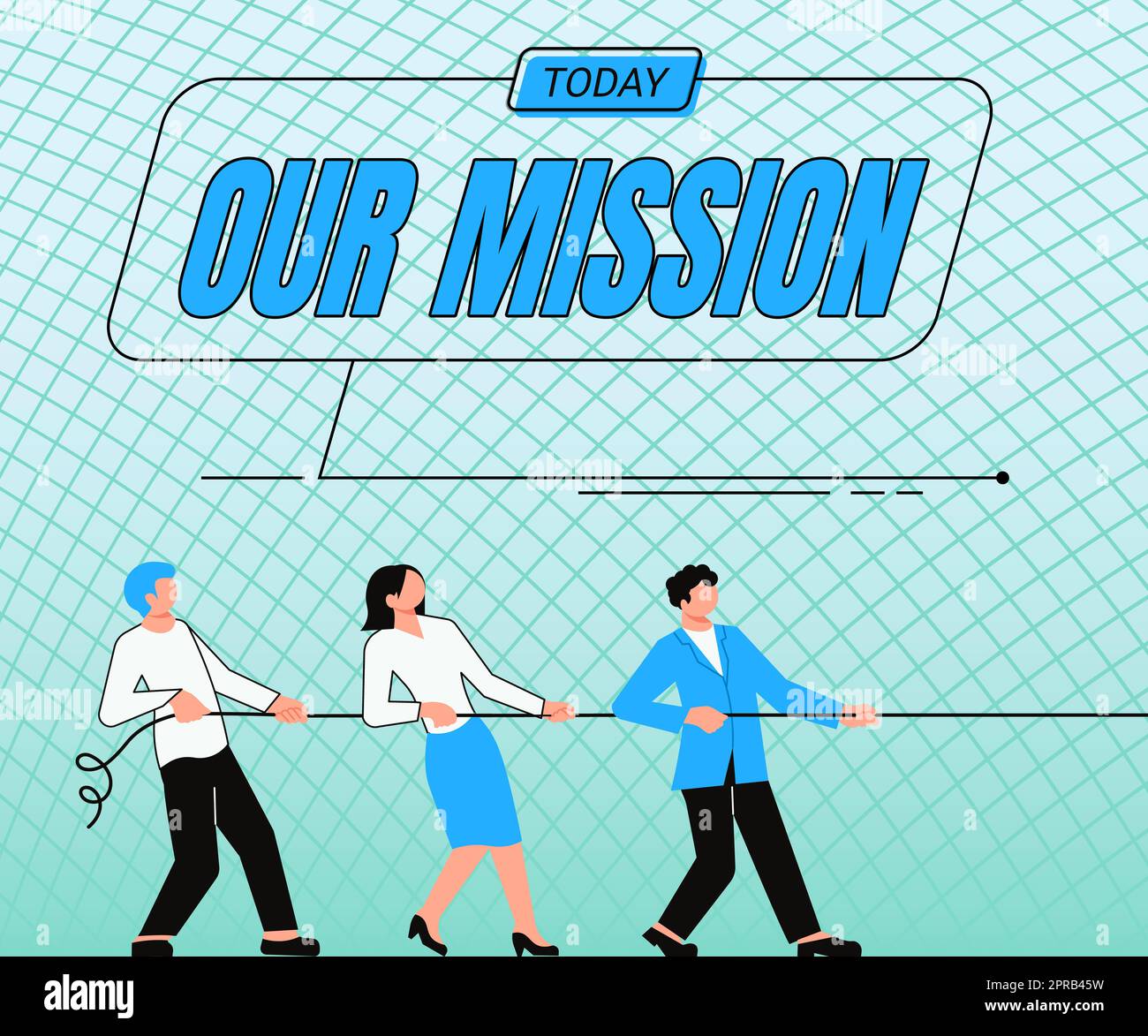 Sign displaying Our Mission, Business showcase tasks or schedule we ...