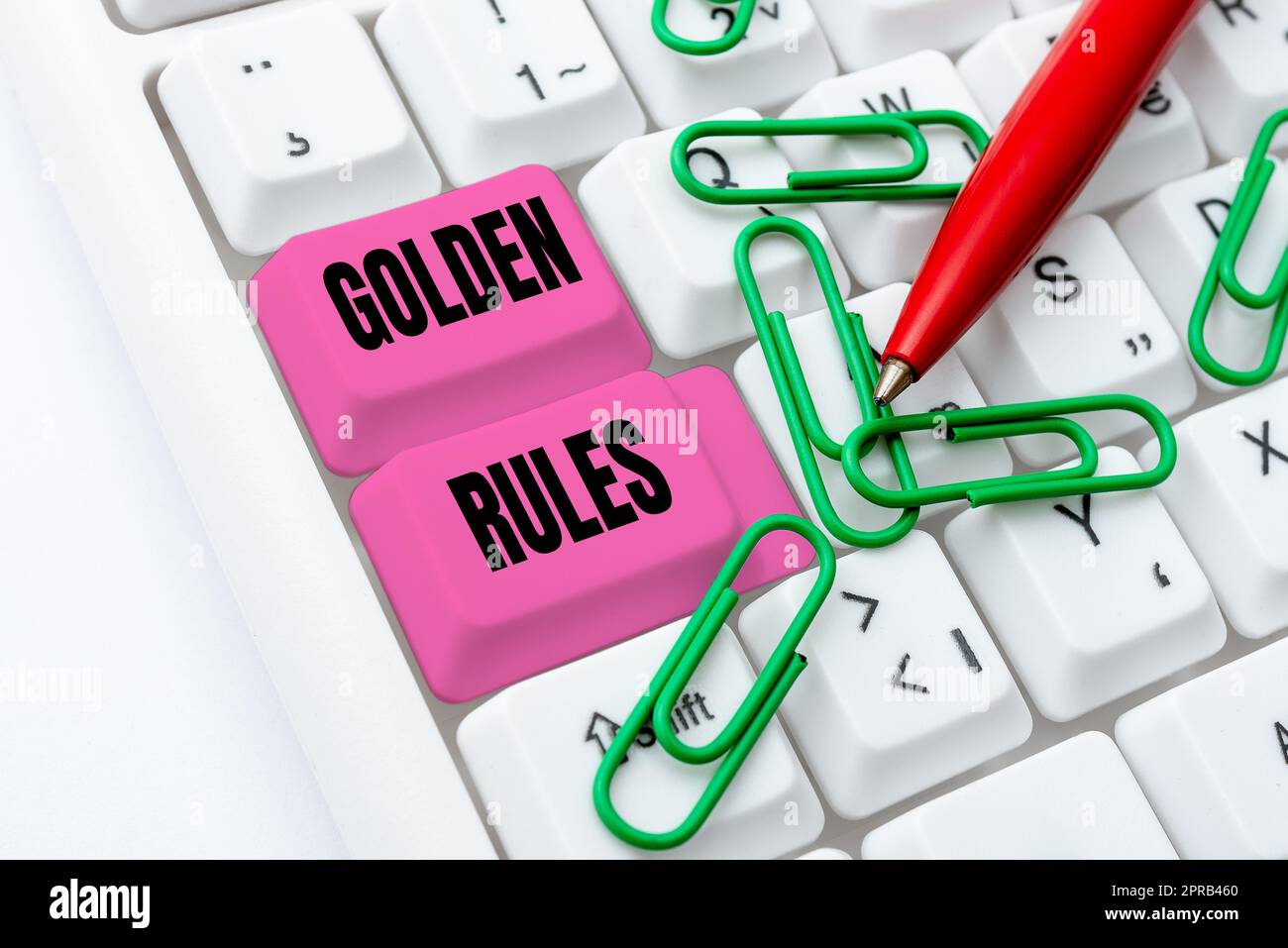 Inspiration showing sign Golden Rules. Business approach Basic ...