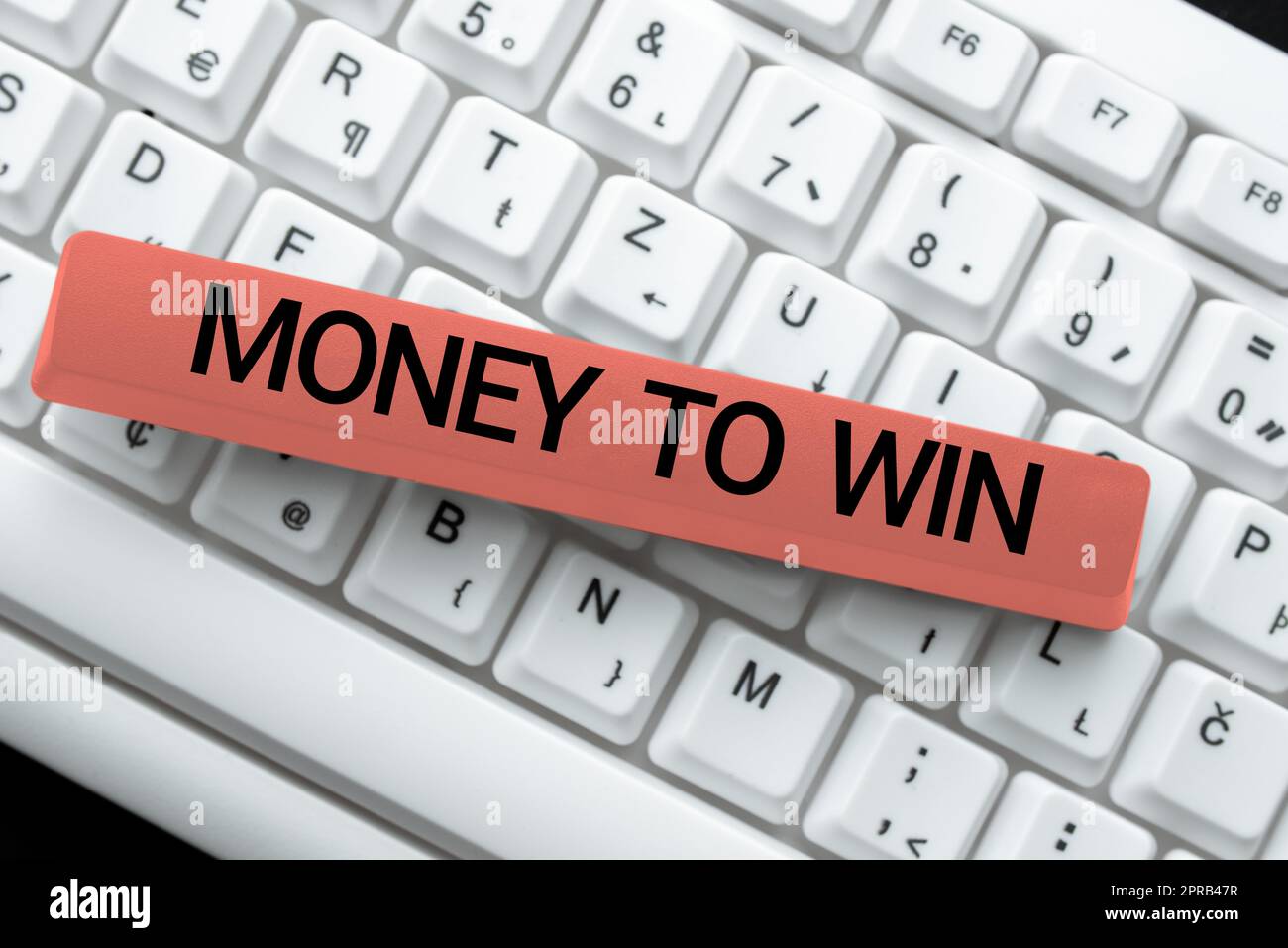Writing displaying text Money To Win. Business showcase Calculating ...