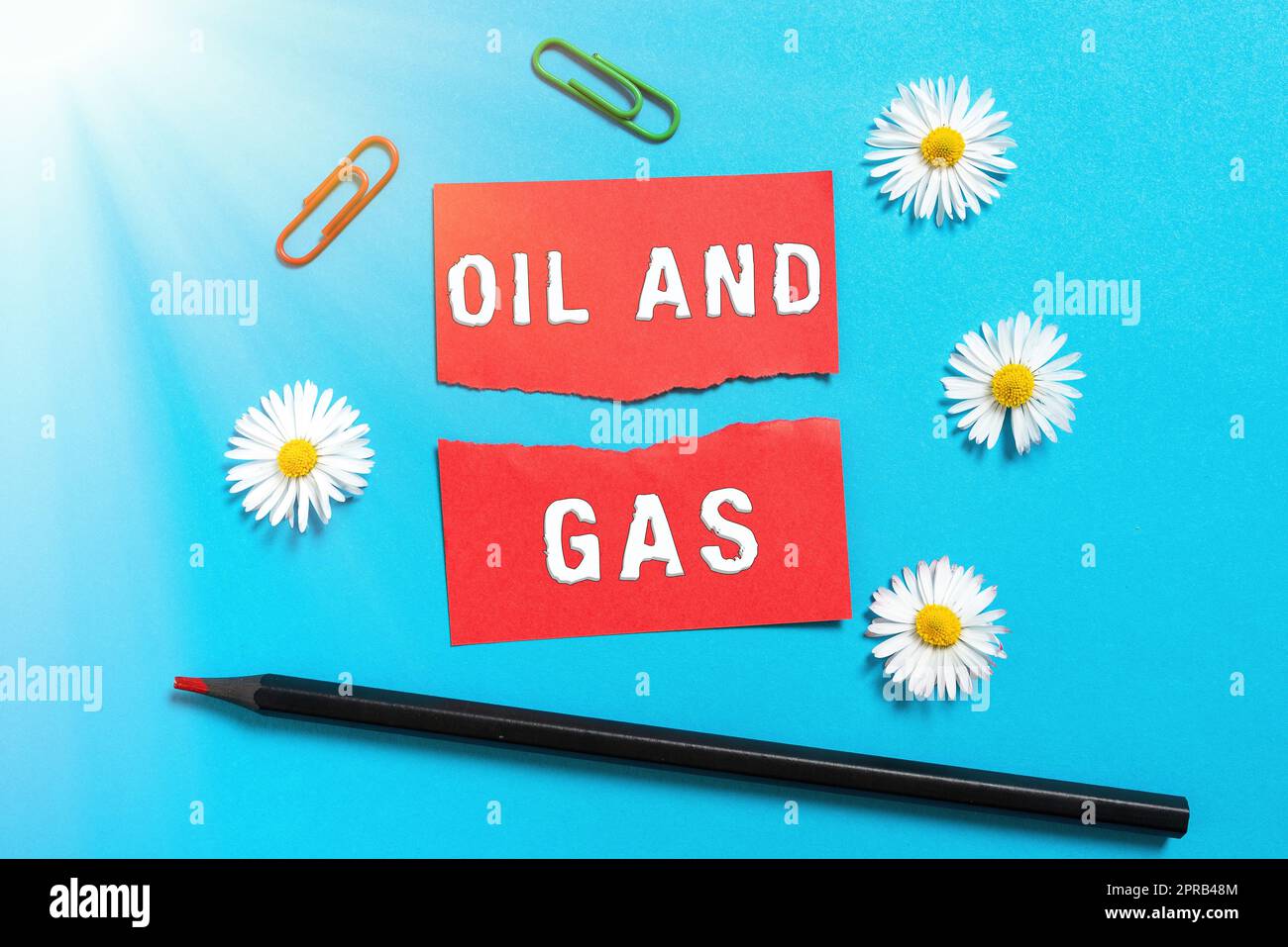 Text sign showing Oil And Gas. Business approach Exploration Extraction ...