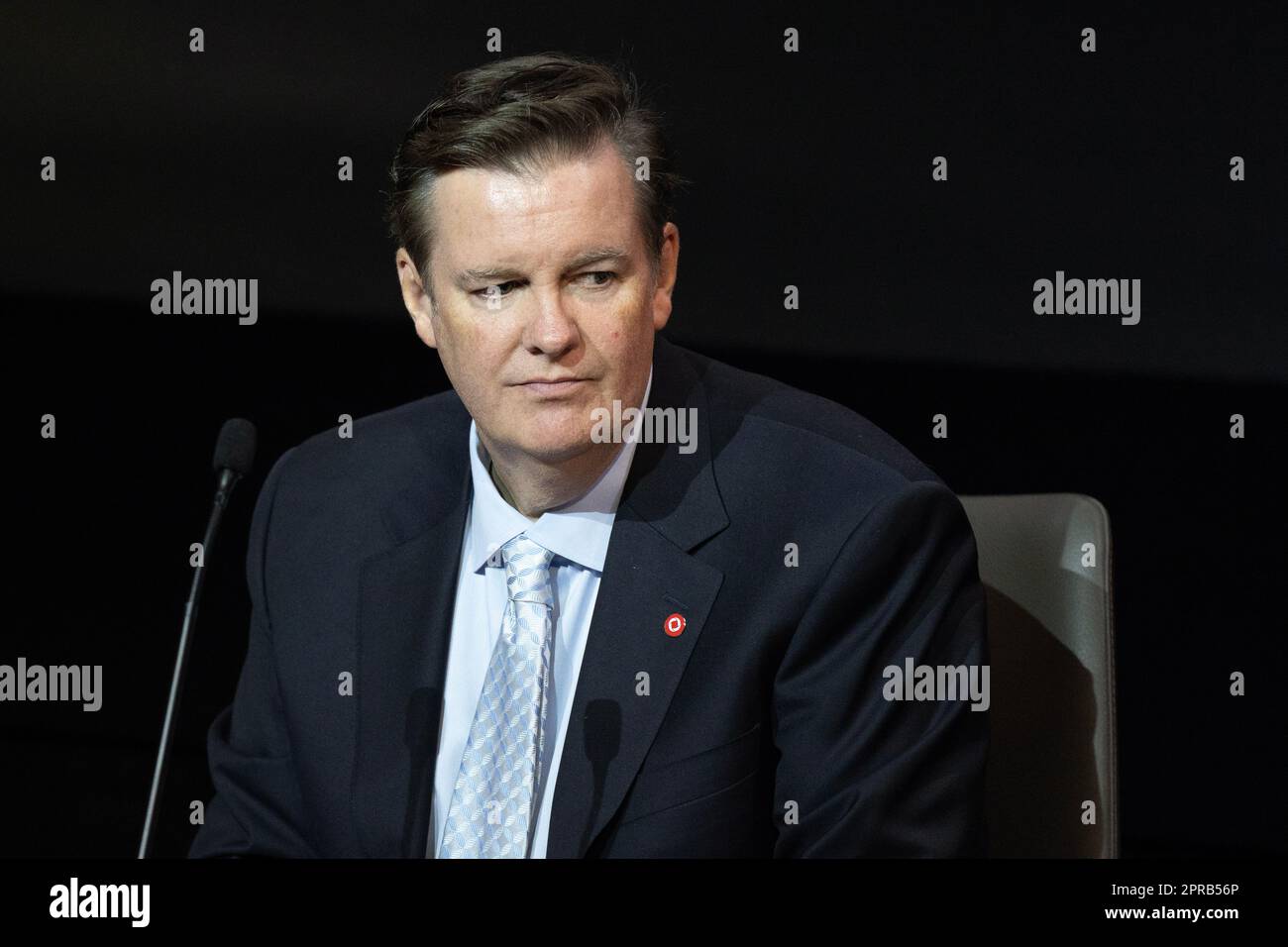Toronto, Can. 26th Apr, 2023. Rogers Chair of the Board Edward Rogers ...