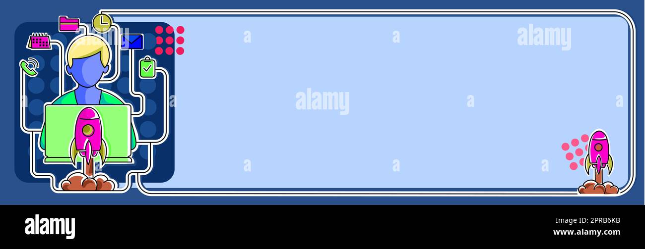 Man typing cartoon hi-res stock photography and images - Alamy