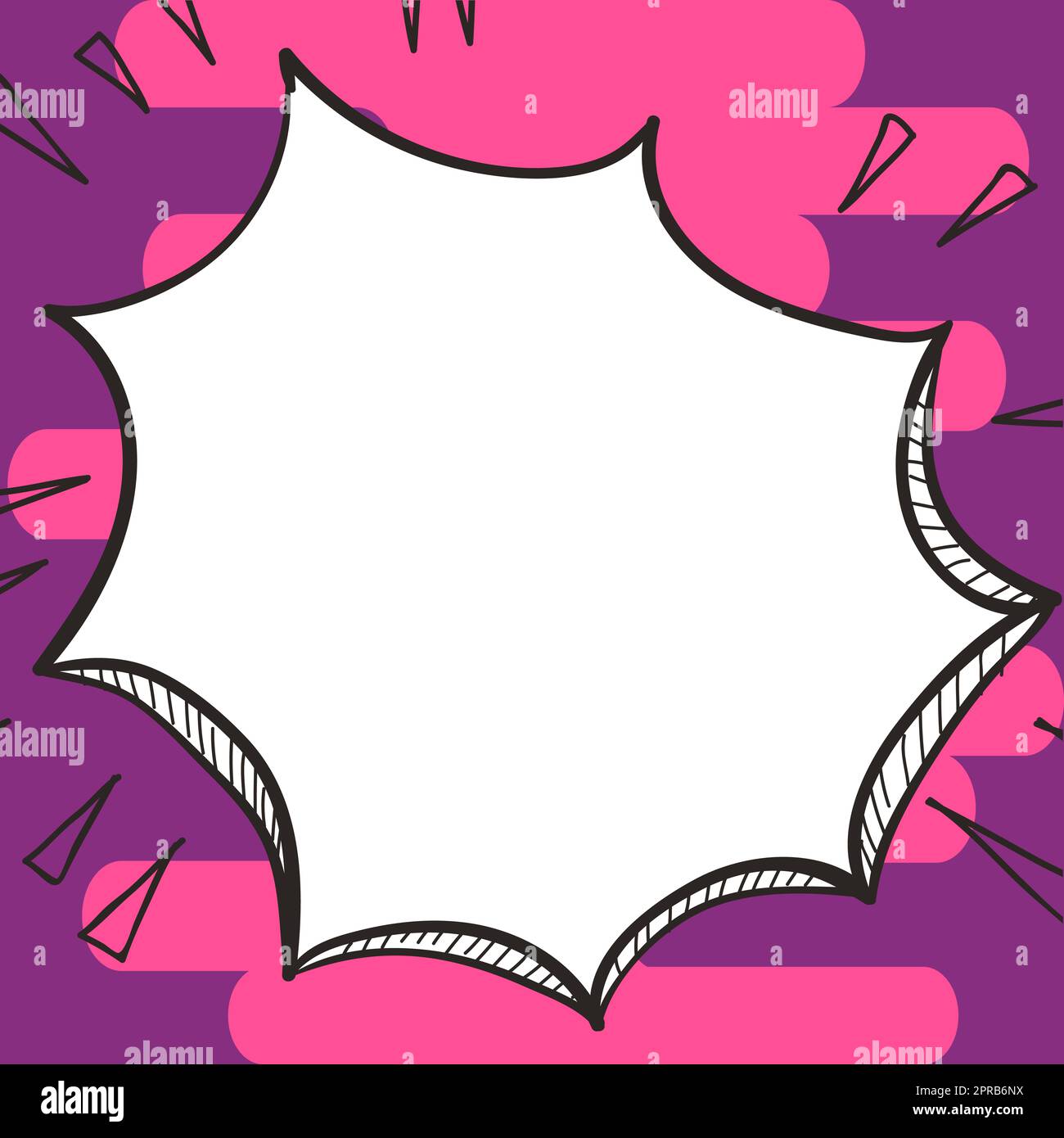 Comics Design Frames. Beautiful Photo Frame Set With Boom Bubbles For ...