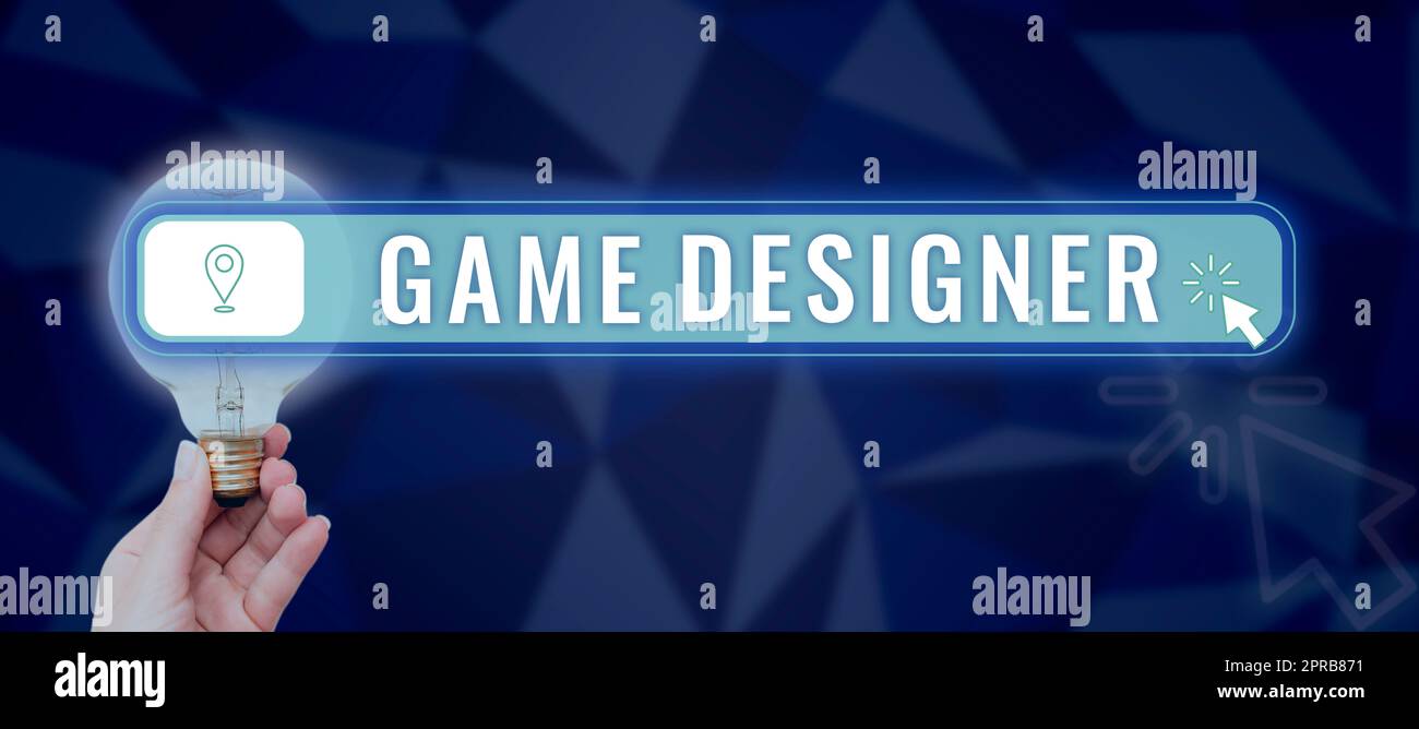 Inspiration showing sign Game Designer. Business concept Campaigner Pixel Scripting Programmers ...