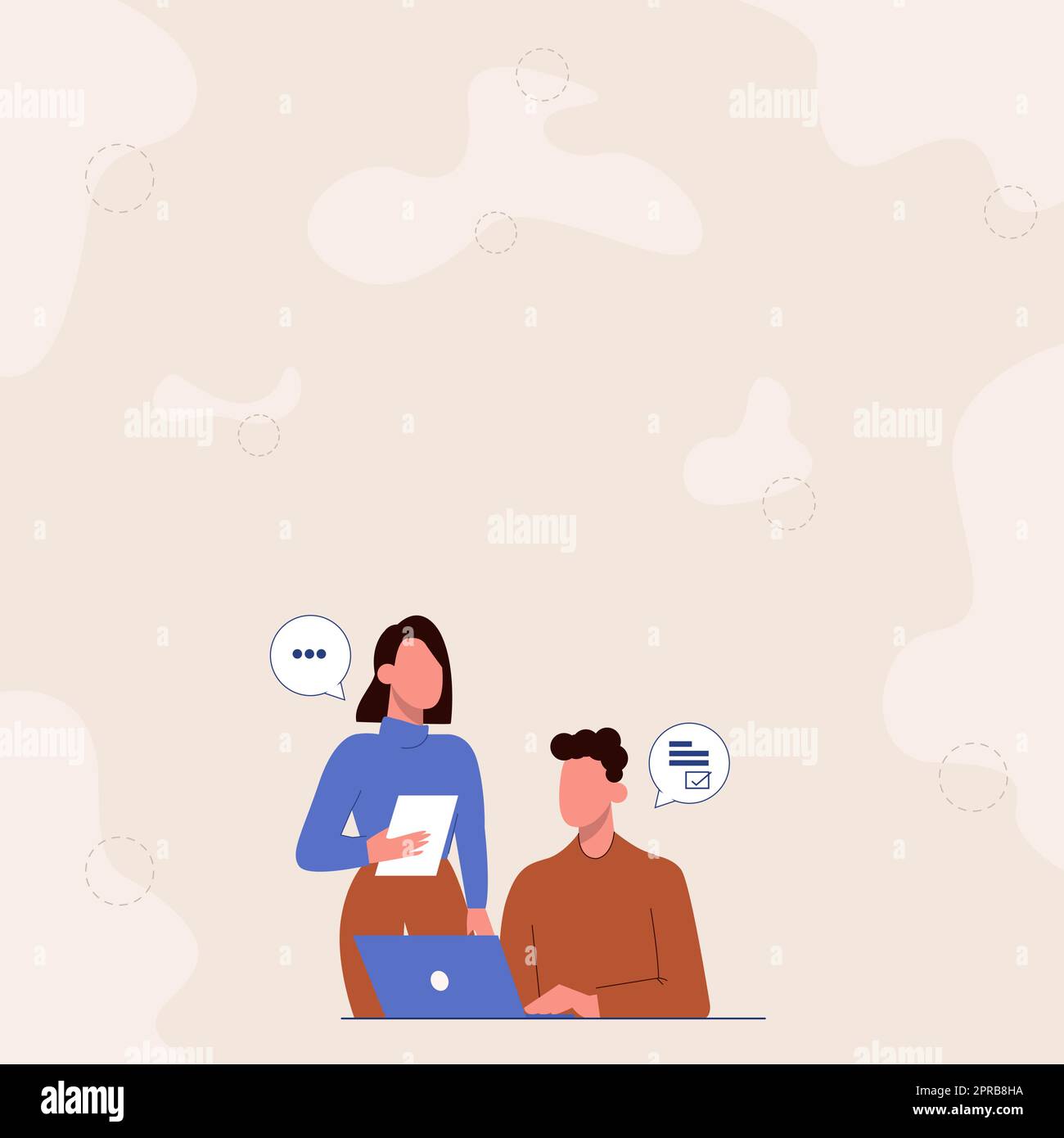 Partners Sharing New Wonderful Ideas For Skill Improvement Discussing ...