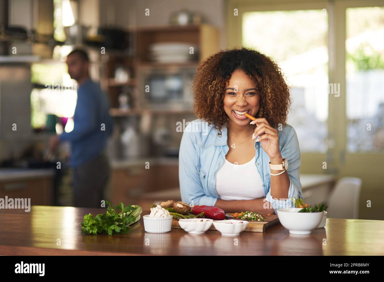 Inside people dinner fresh interior black preparing young house hi-res ...