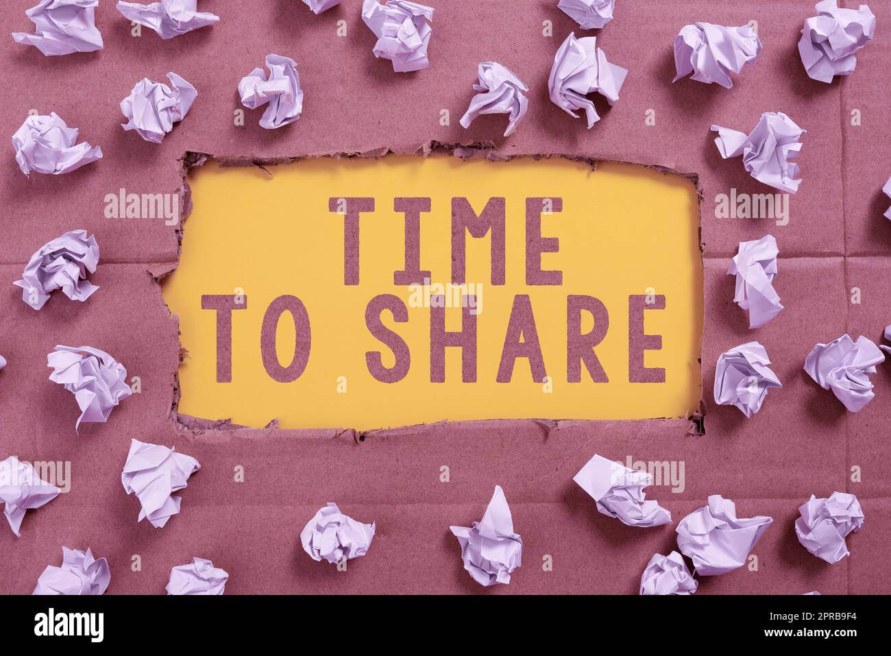 Inspiration showing sign Time To Share. Business overview Communicate ...