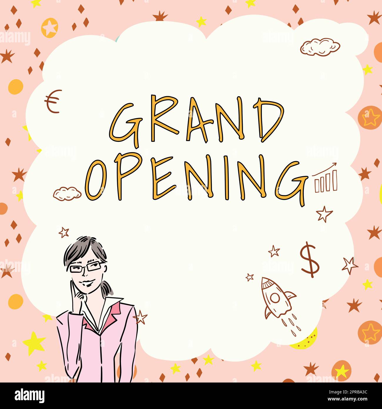 Text showing inspiration Grand Opening. Internet Concept Ribbon Cutting ...