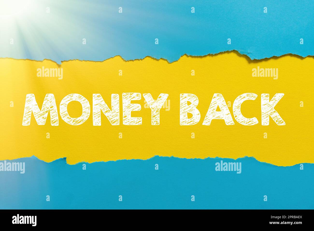 Text sign showing Money Back. Business approach get what you paid in ...