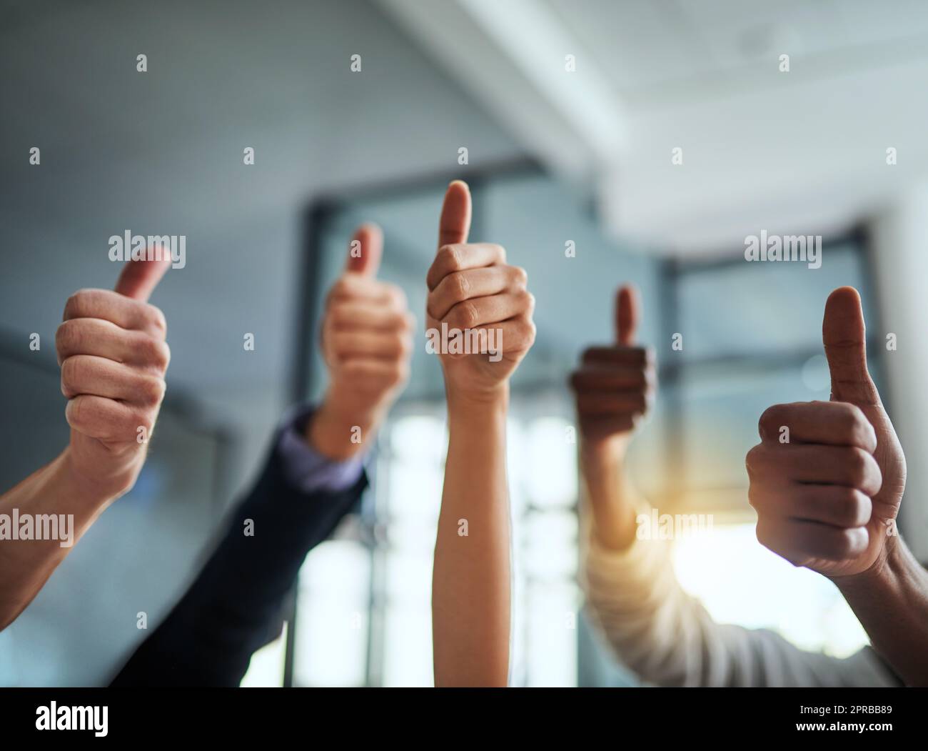 Crowd of people thumbs up hi-res stock photography and images - Alamy