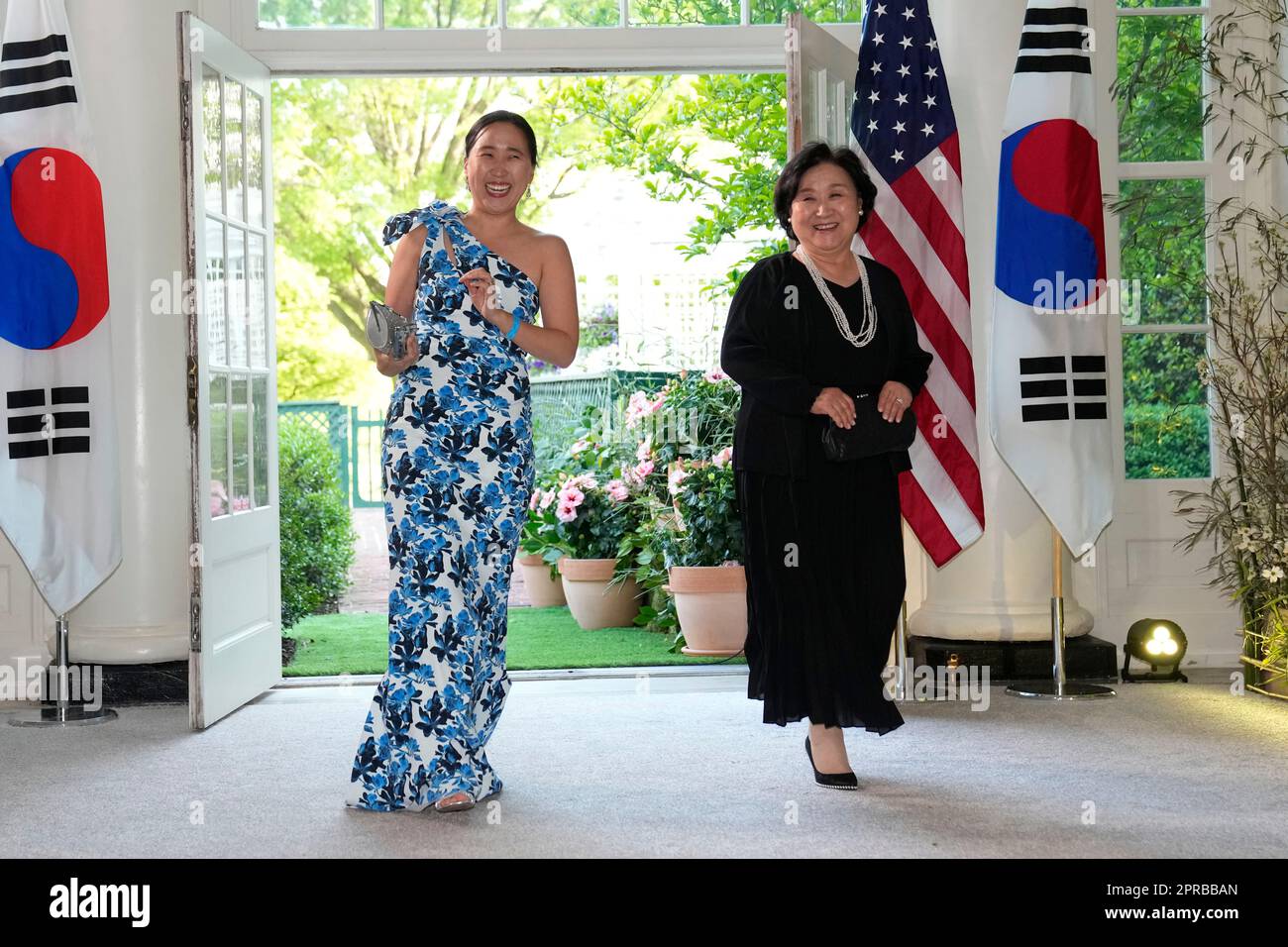 Associated Press reporter Seung Min Kim and her mother Mi Ryung Chang ...