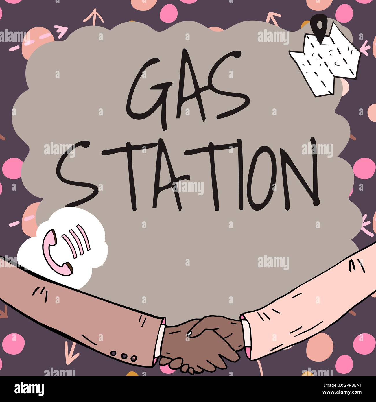 Inspiration showing sign Gas Station. Business approach for servicing ...