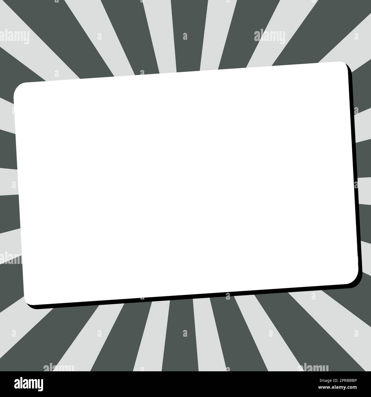 Comic Blank Speech Bubble With Copy Space Over Circular Color ...