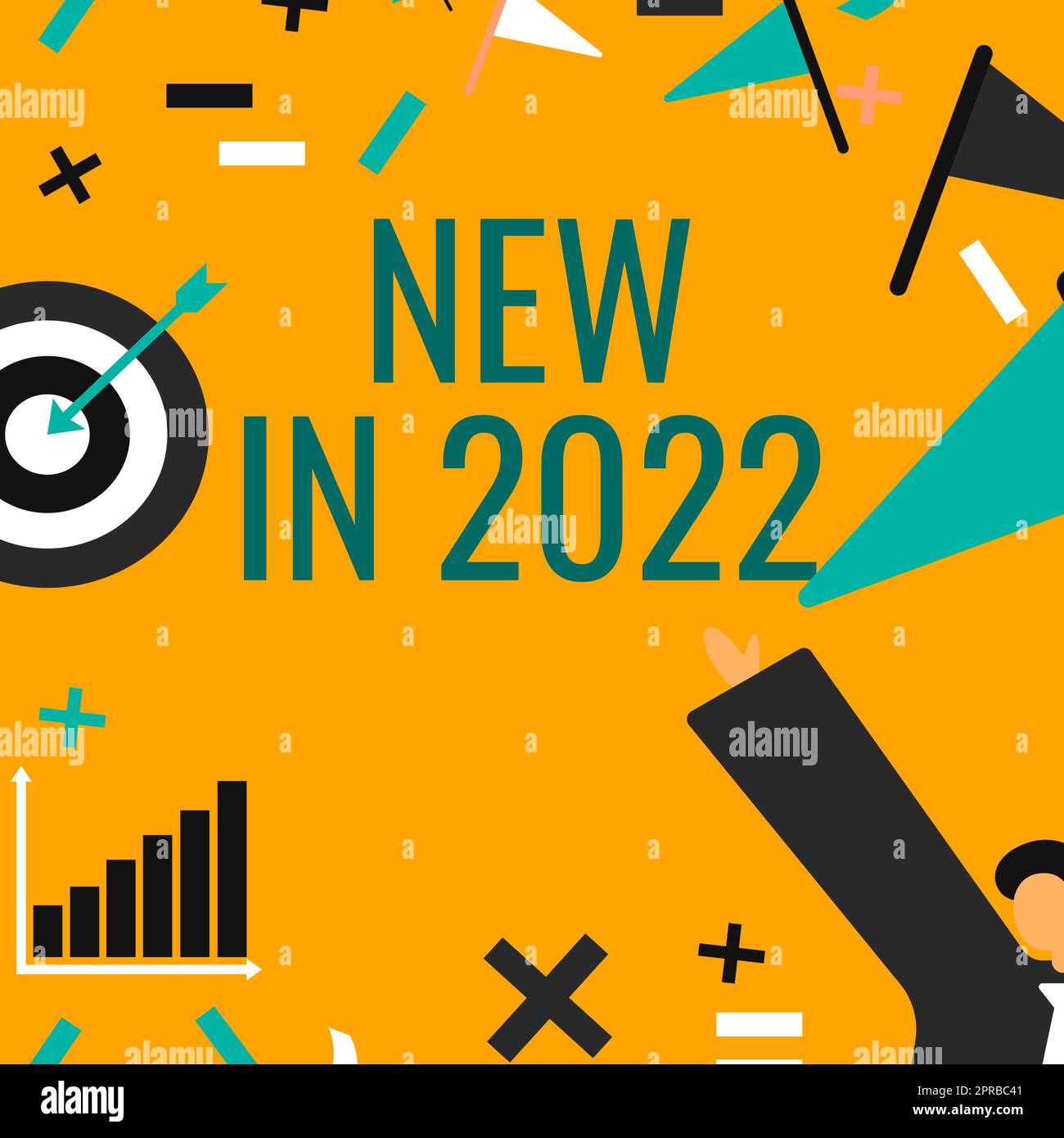 Handwriting text New In 2022. Business idea list of fresh things got ...