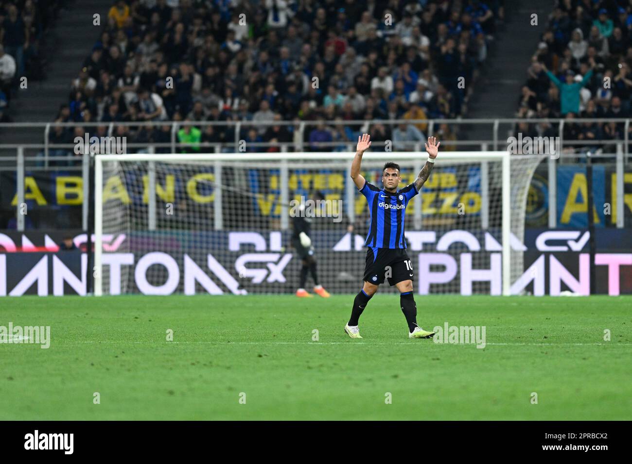 Milan, Italy. 26/04/2023, Lautaro Martinez of Inter Fc during the ...