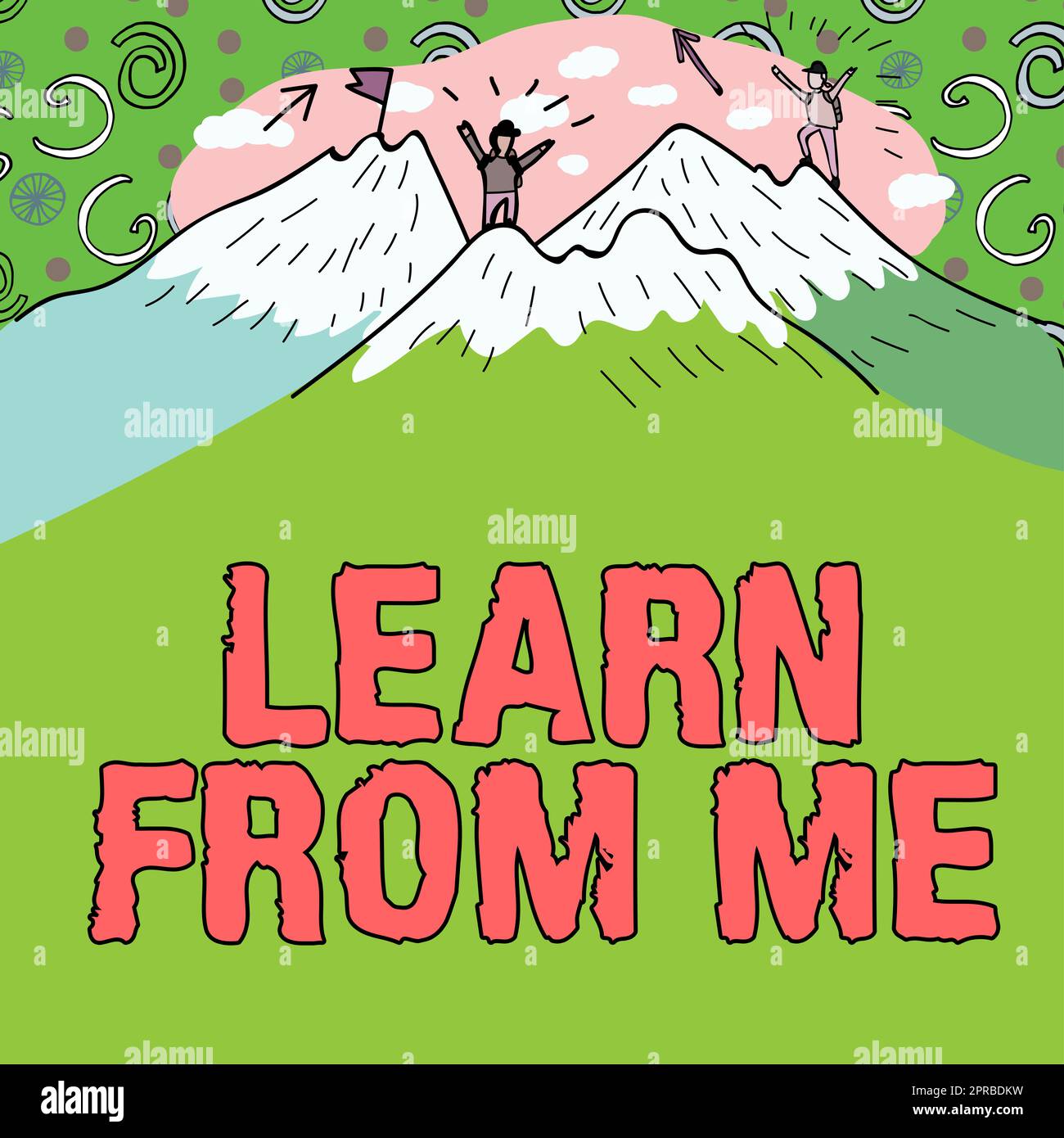 Conceptual caption Learn From Me. Word for Follow my lead and examples ...