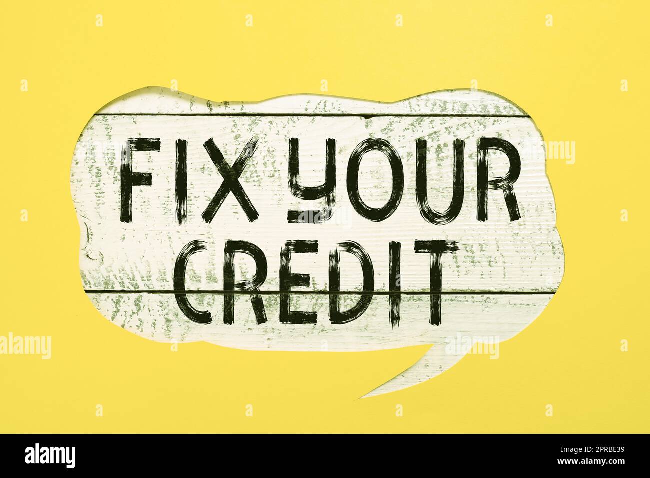 Conceptual caption Fix Your Credit. Business overview Keep balances low ...