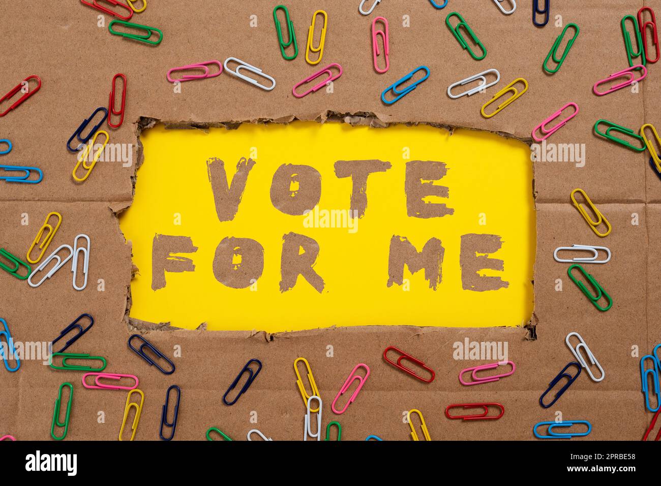 Hand writing sign Vote For Me. Concept meaning Campaigning for a ...