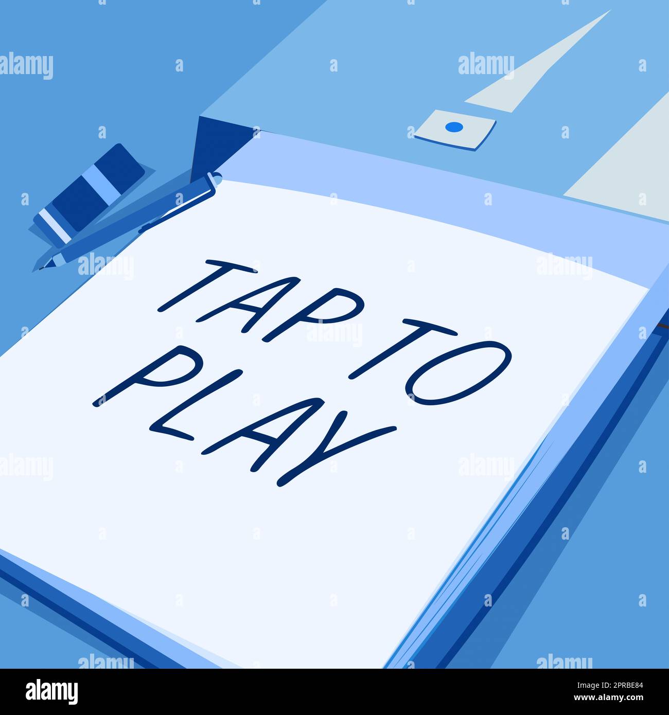 Inspiration showing sign Tap To Play. Business approach Touch the ...