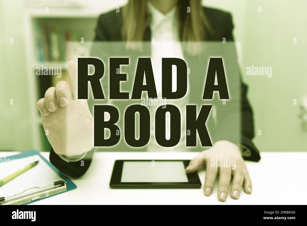 Writing displaying text Read A Book. Business idea Enjoy literature ...
