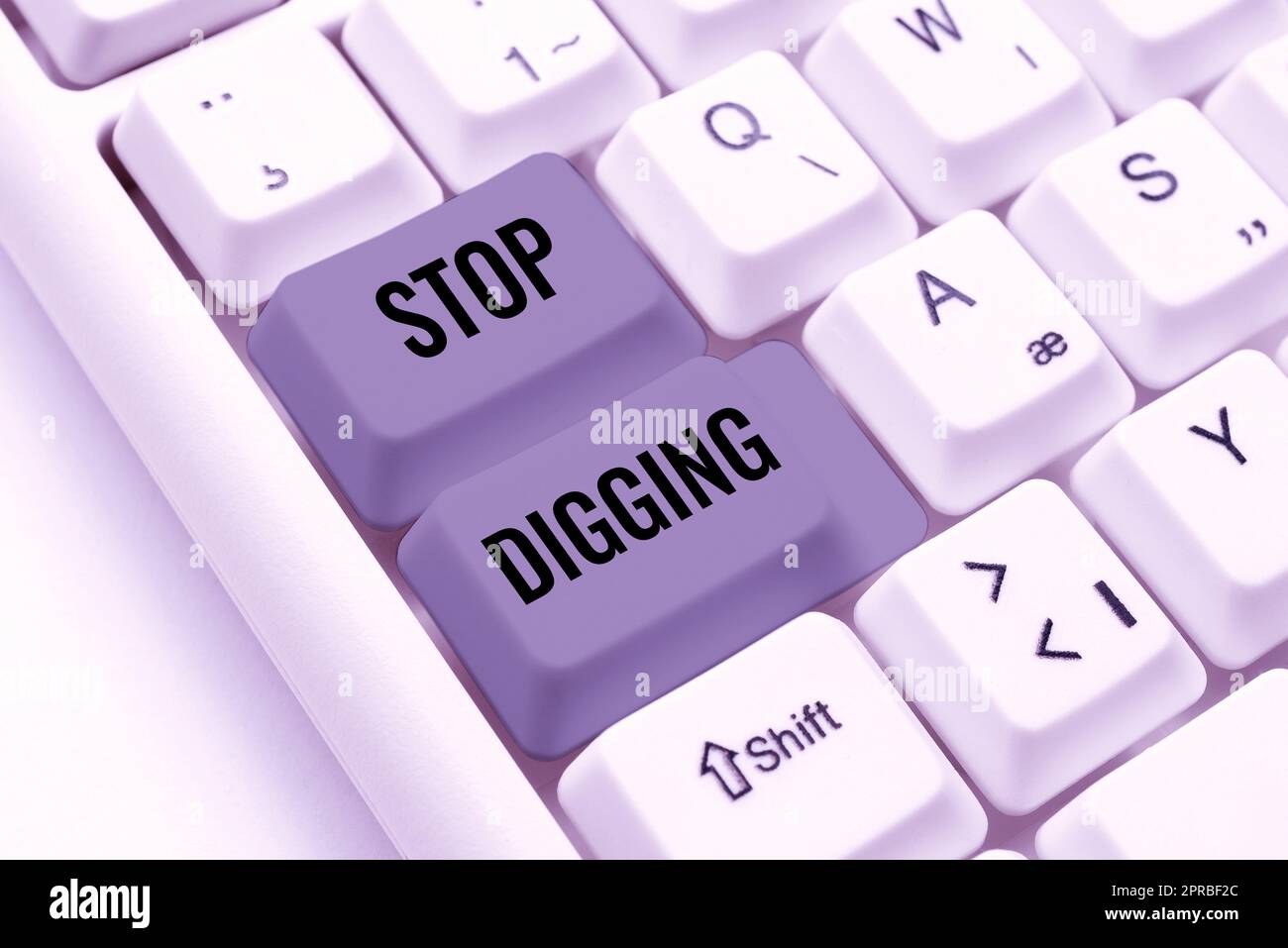 Inspiration showing sign Stop Digging. Word Written on Prevent Illegal ...