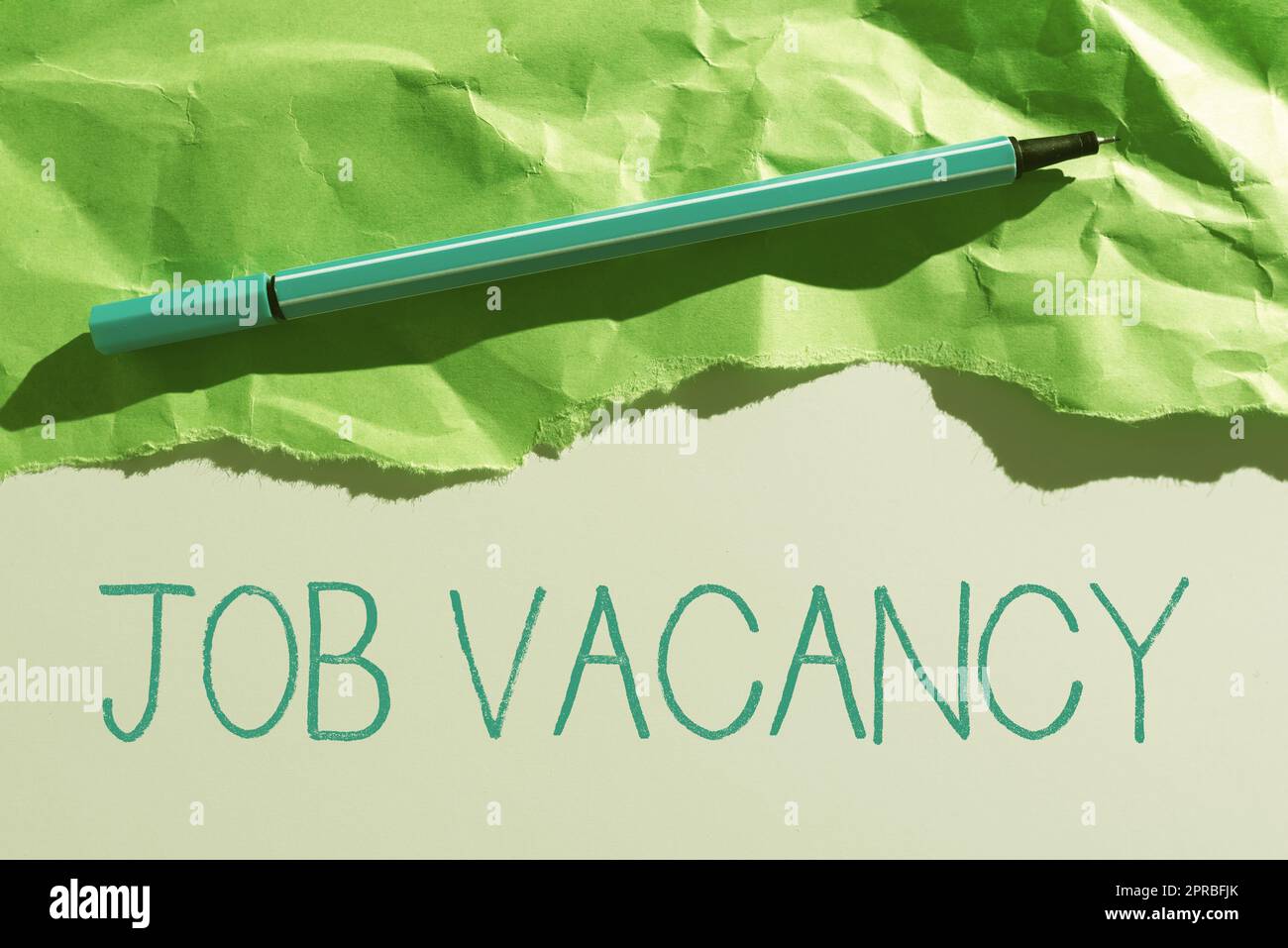 Text caption presenting Job Vacancy. Business concept empty or ...