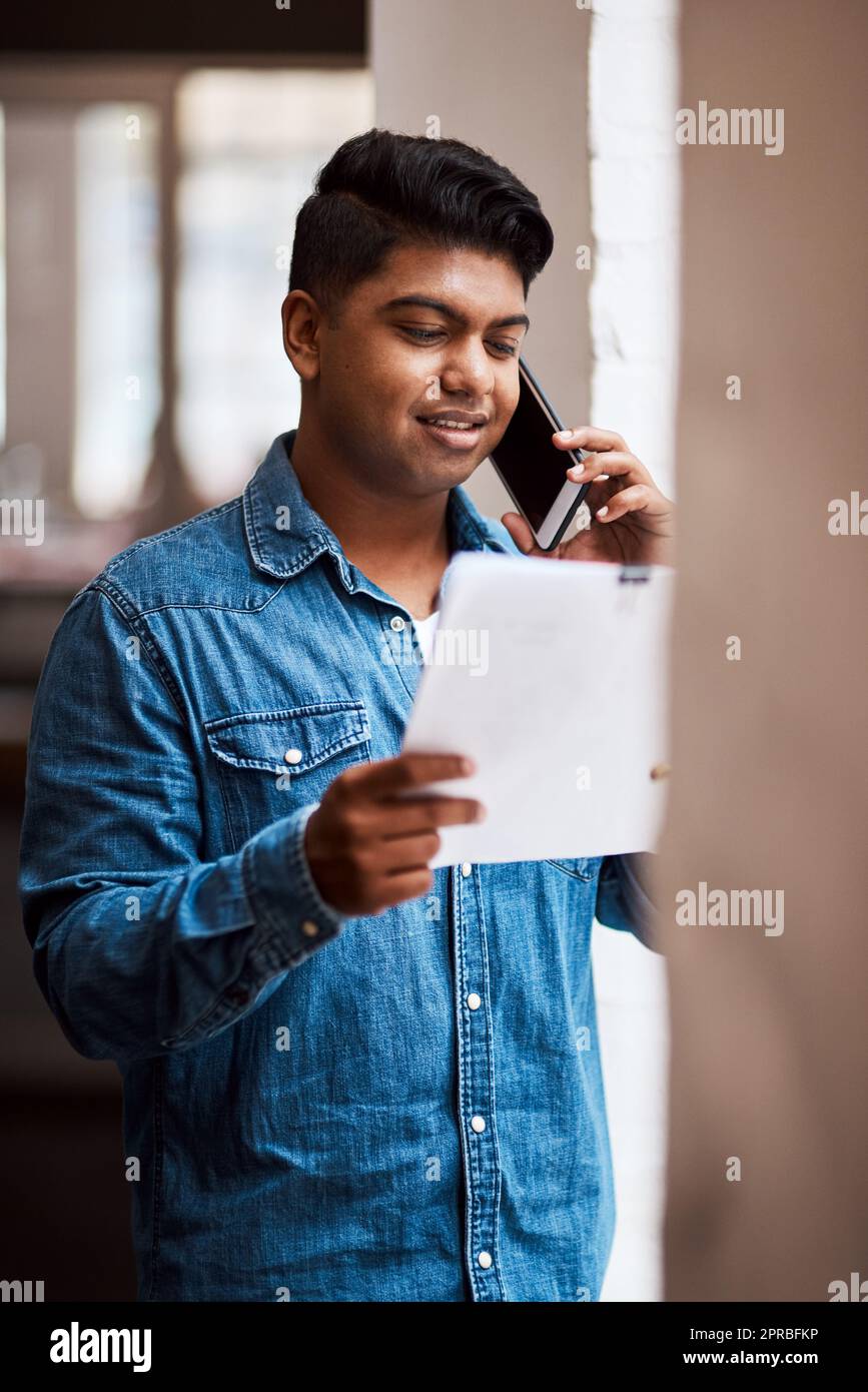 Ill read through it and call you back. a man talking on his cellphone ... Ill read through it and call you back. a man talking on his cellphone ...