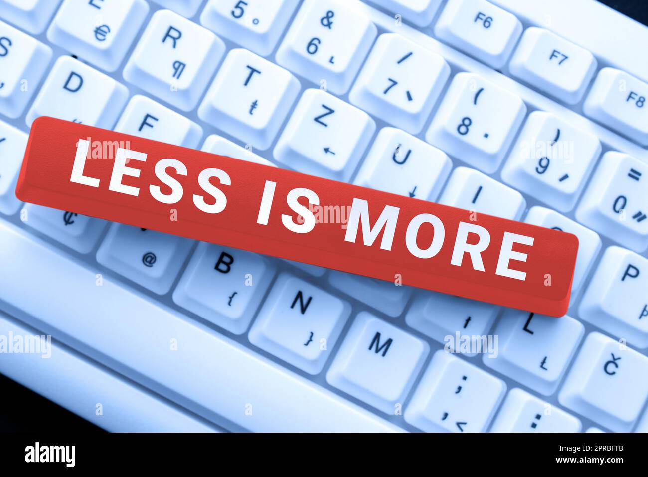 Conceptual caption Less Is More. Conceptual photo Minimalist approach ...