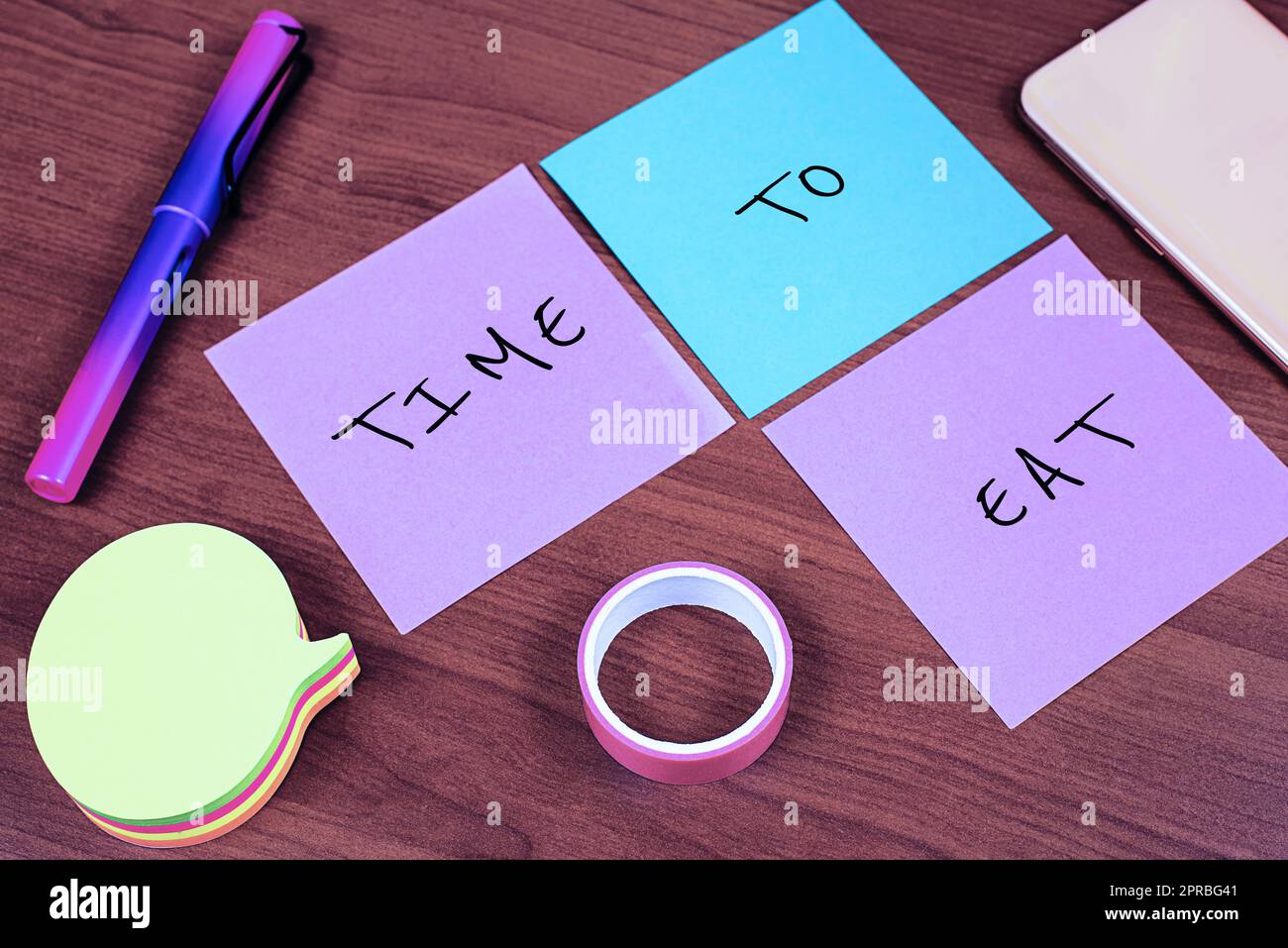 Writing displaying text Time To Eat. Business overview Right moment to ...