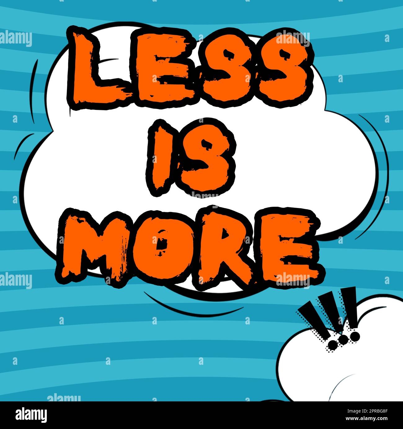 Text showing inspiration Less Is More. Business approach Minimalist ...