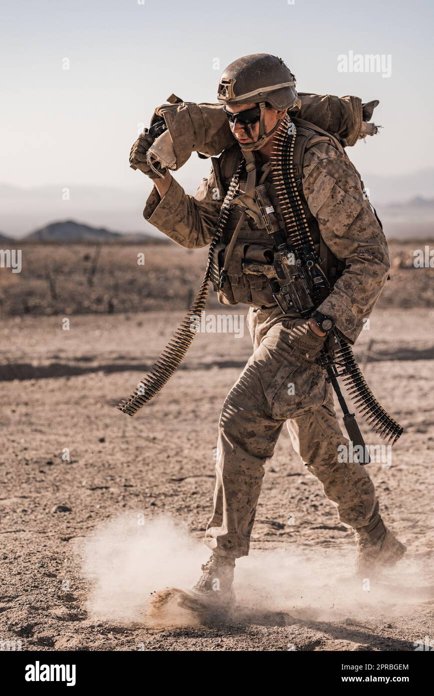 A U.S. Marine with Fox Company, 2nd Battalion, 2nd Marine Regiment, 2nd ...