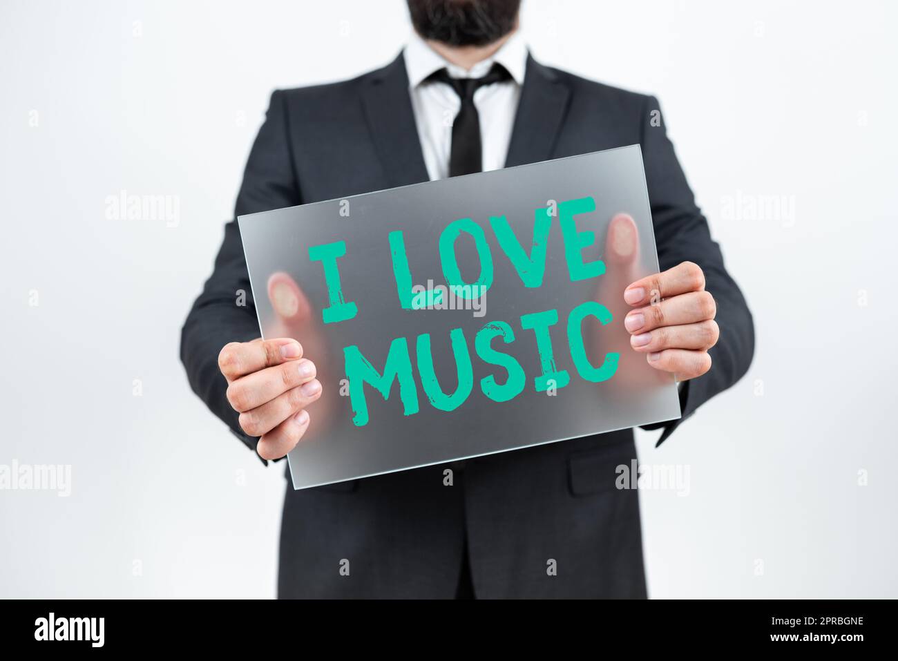 Conceptual display I Love Music. Internet Concept Having affection for ...